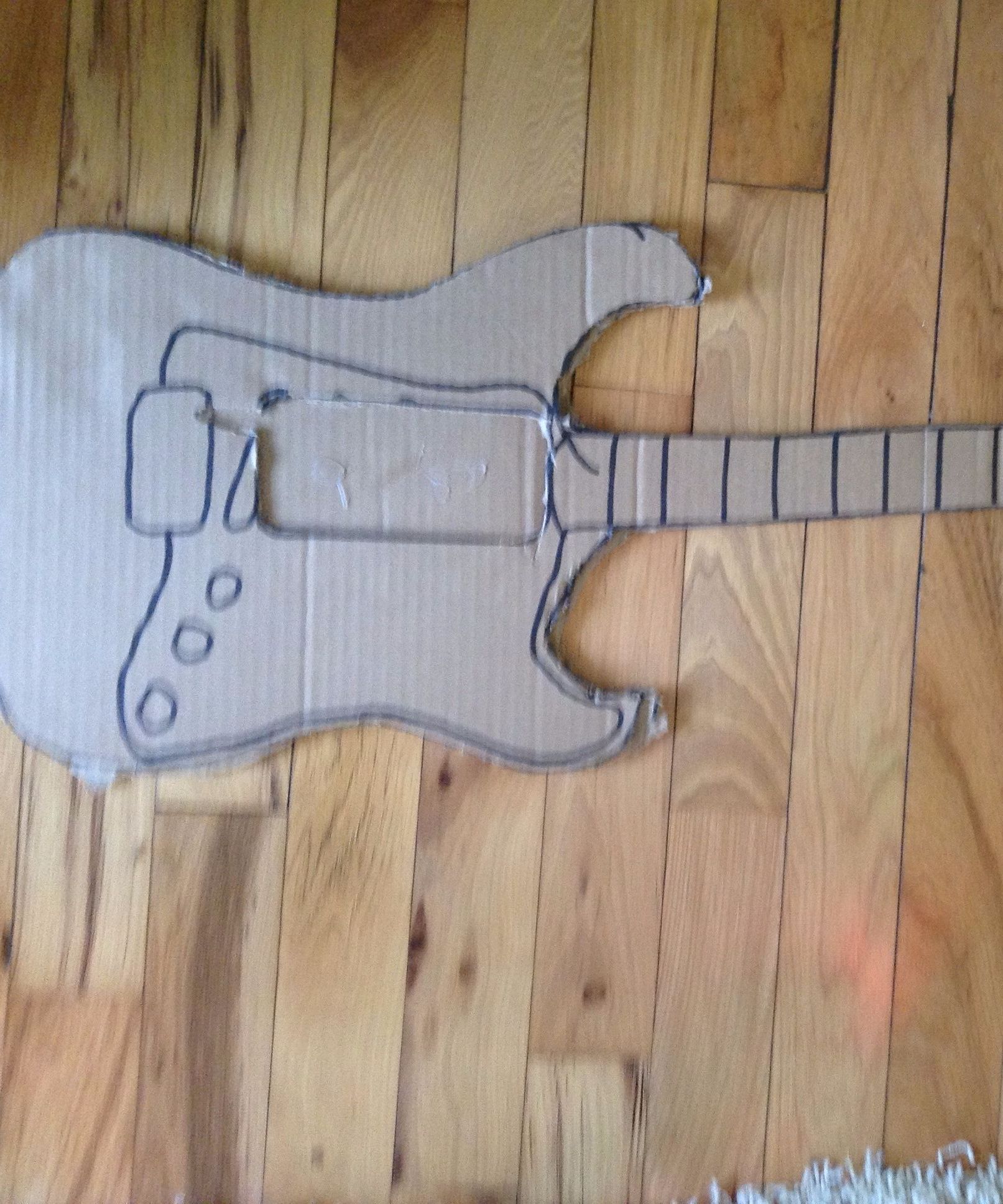 DIY 5$ Cardboard Electric Guitar : 8 Steps - Instructables