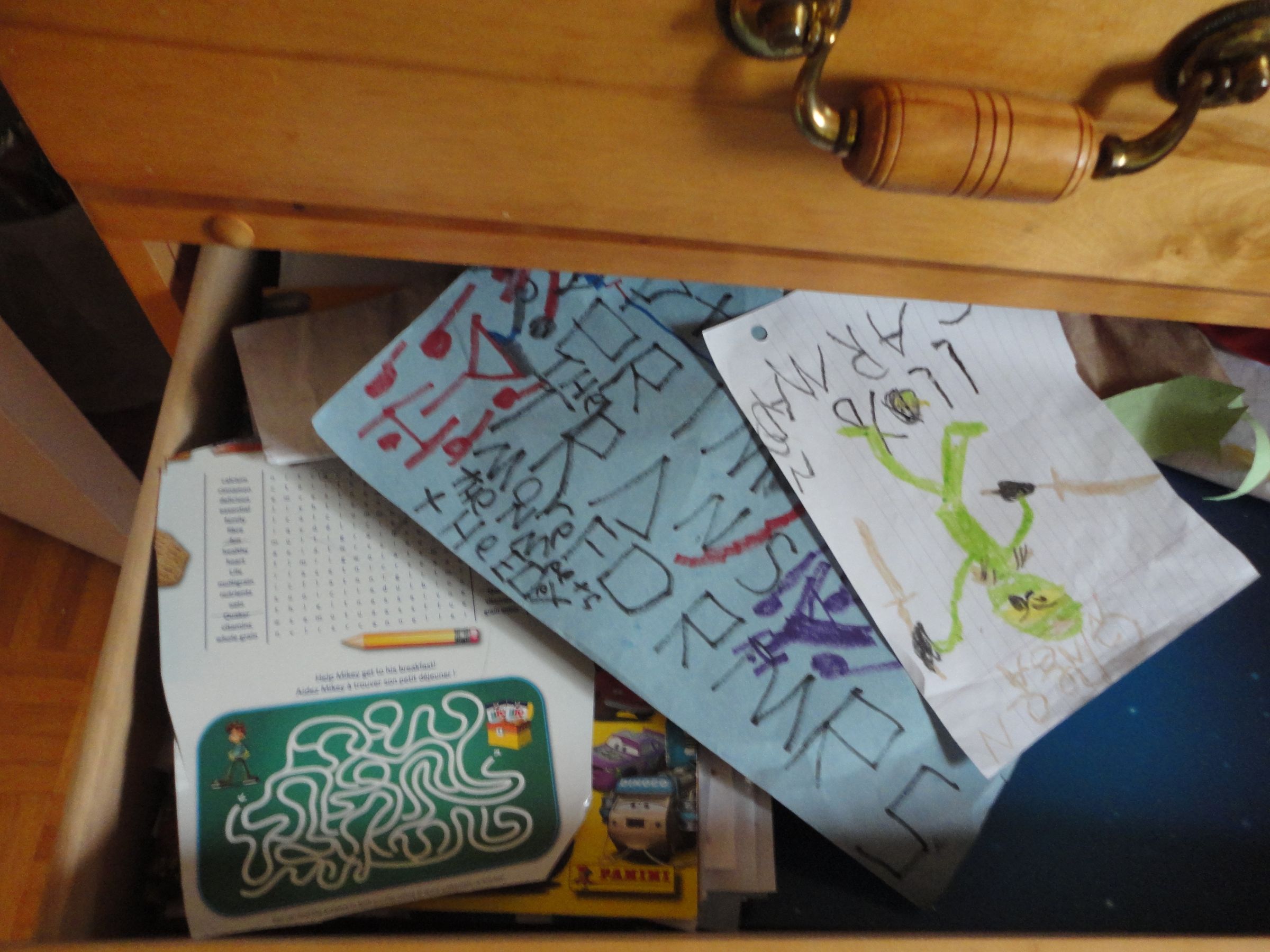 Make a Keepsake Book of Your Child's Artwork : 5 Steps (with Pictures ...