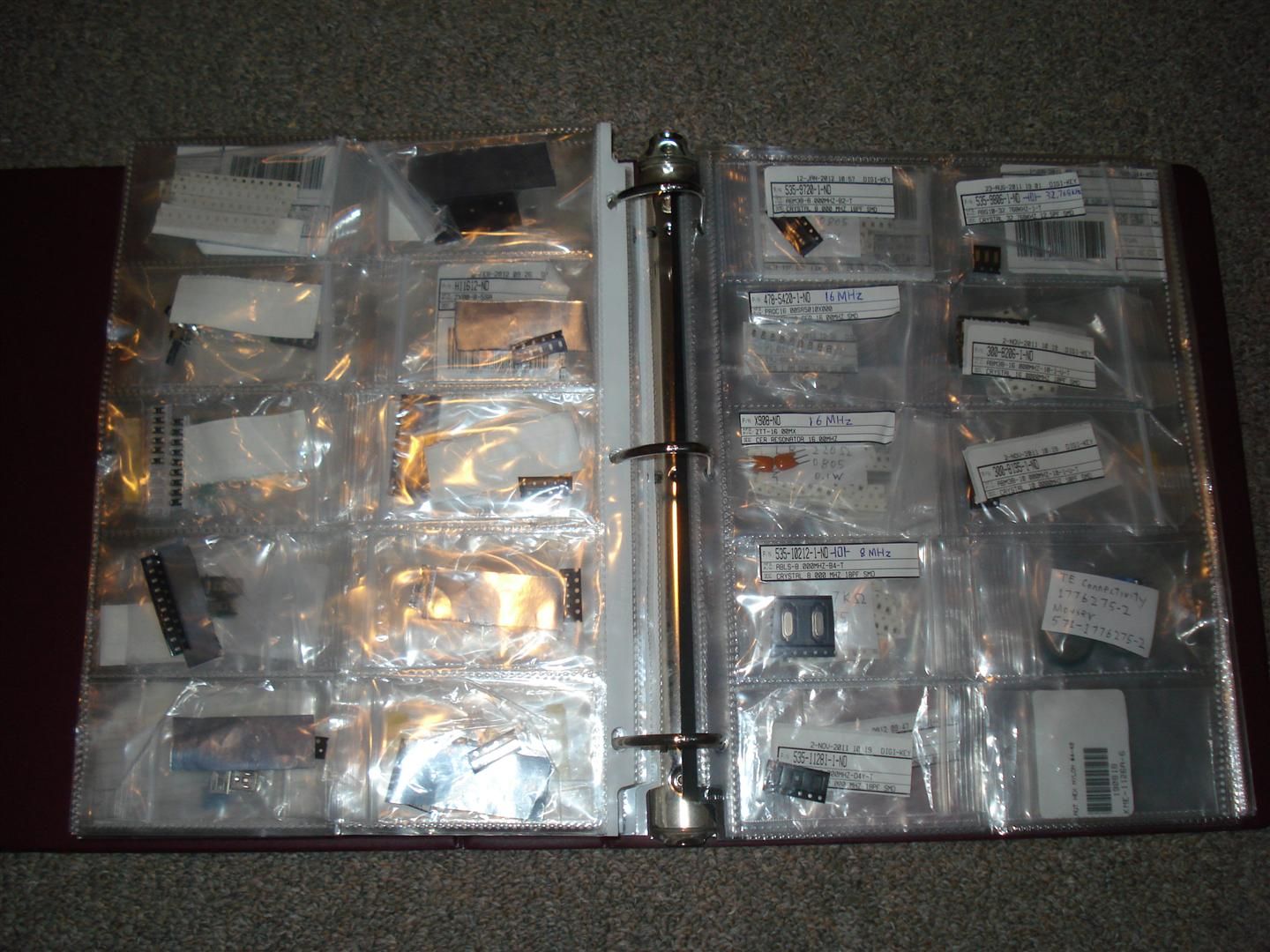 Neat Electrical Component Organizing in Binders (with Pictures ...