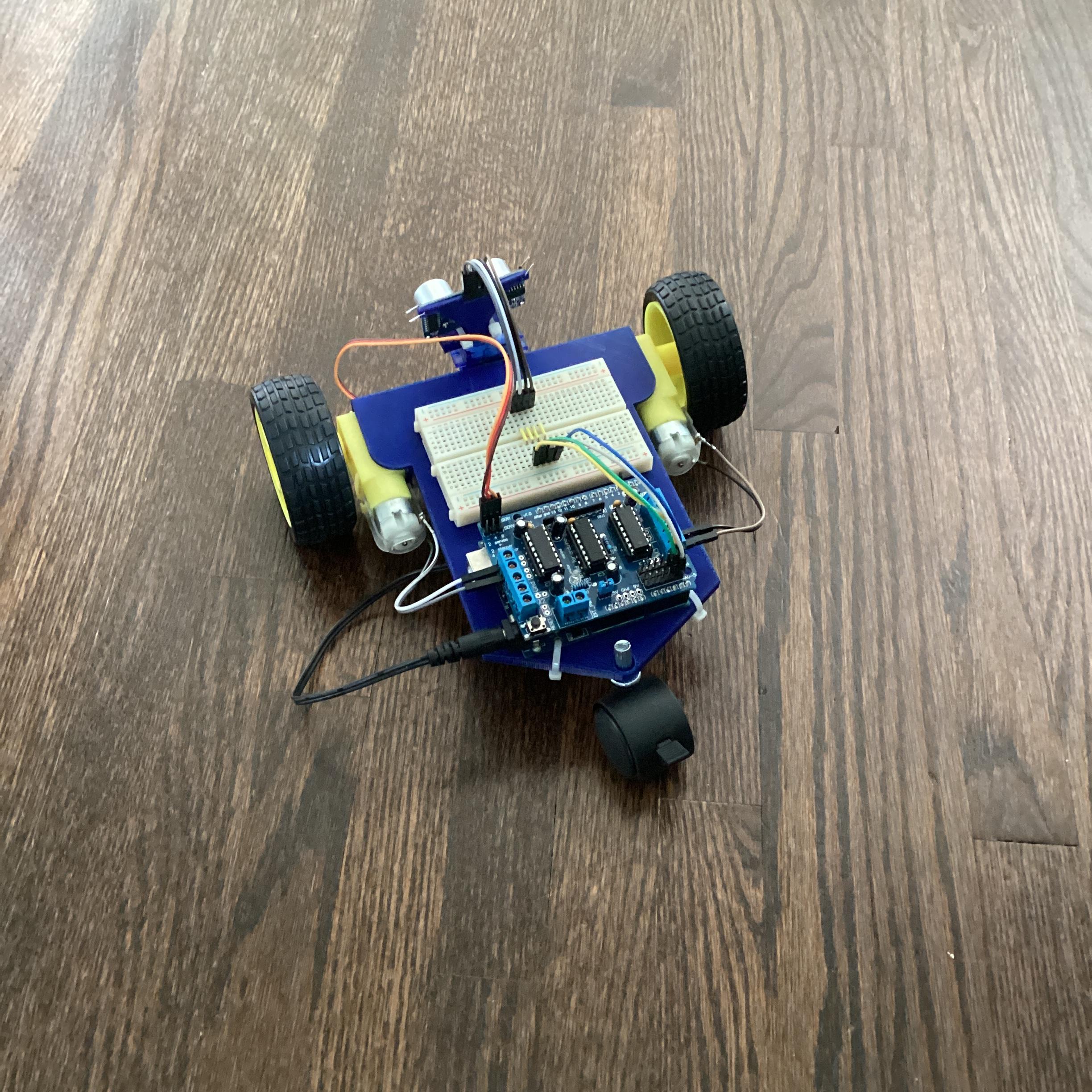 Arduino Ground Rover With Adafruit Motor Shield V1 and Servo Sonar ...