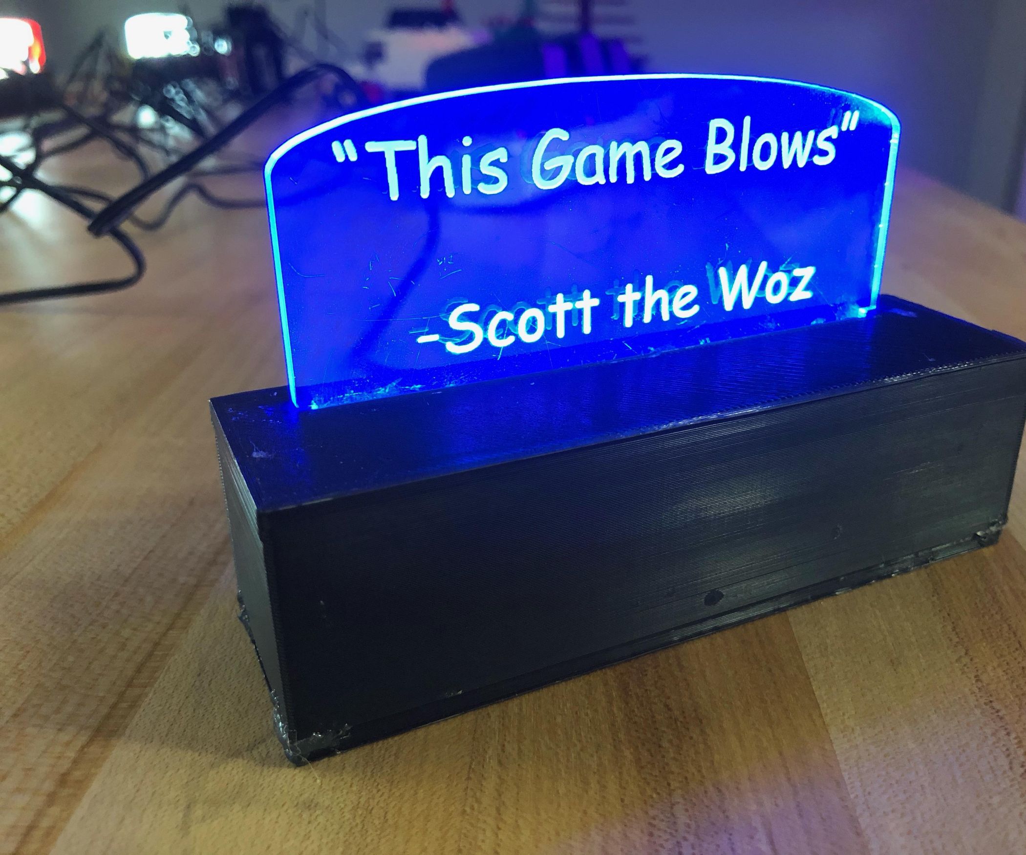 LED Light Box Made From Acrylic and 3D Printing Plastic : 5 Steps ...