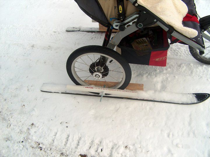 X-Country Ski/ Snowshoe Stroller : 6 Steps (with Pictures) - Instructables