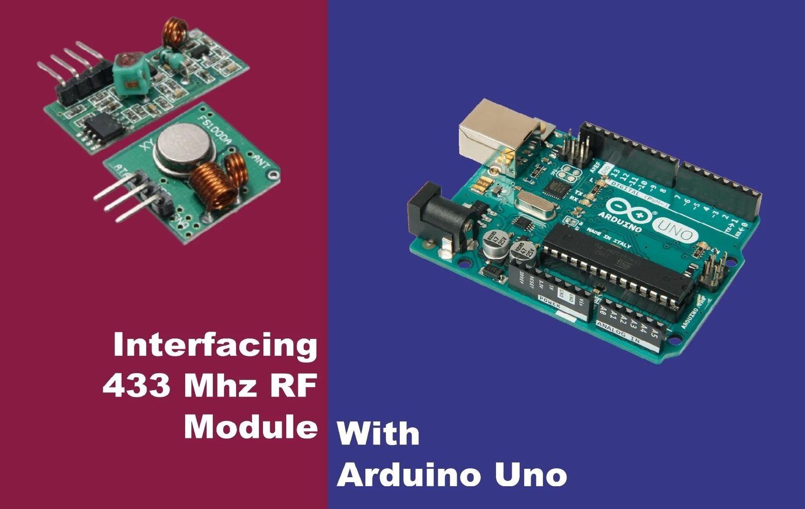 Wireless Communication Using Arduino And Rf Module 6 Steps With