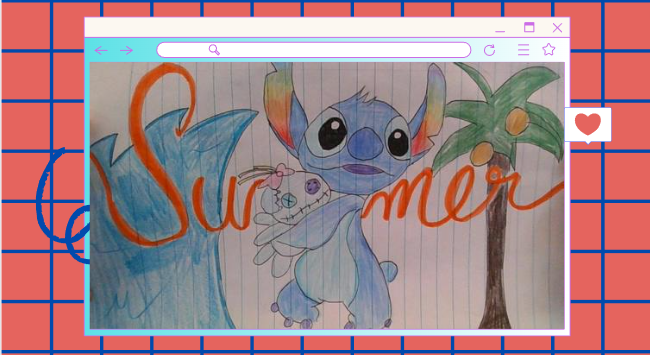 Stitch Themed Summer Poster : 4 Steps - Instructables