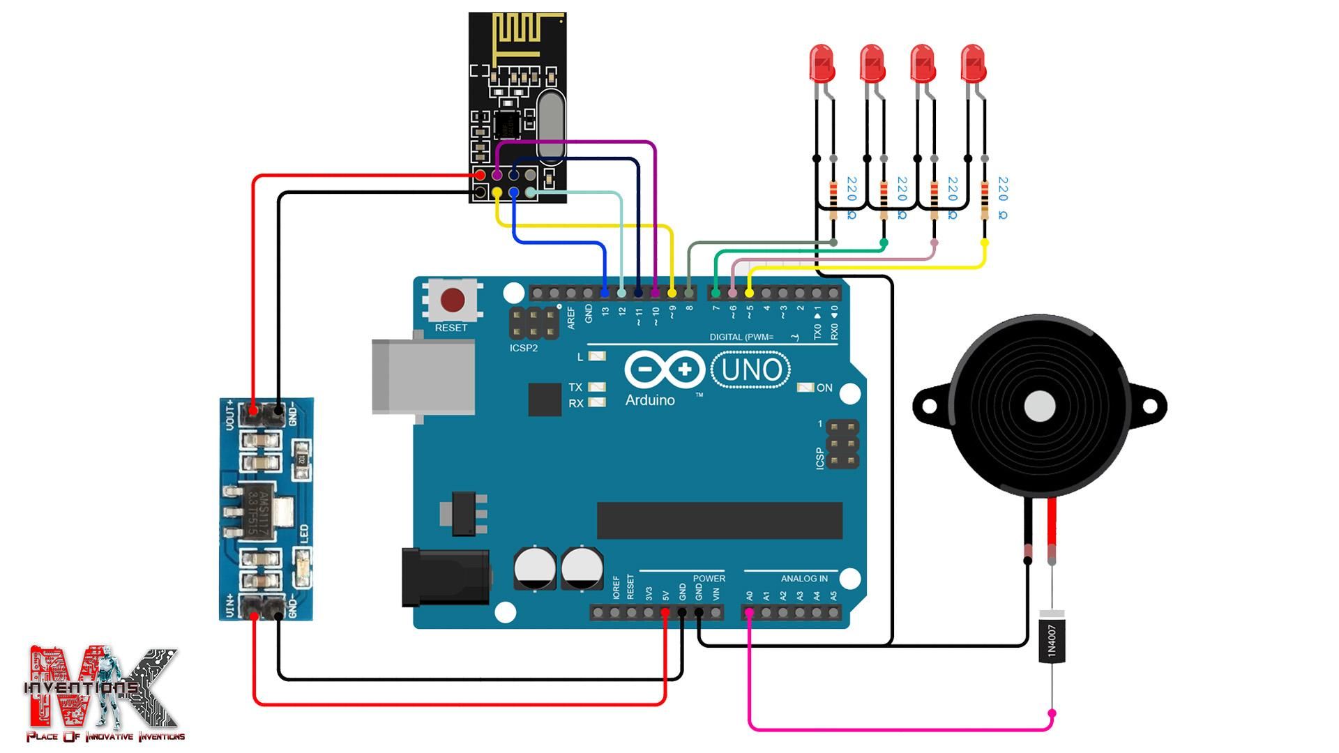 🔧 DIY Wireless Sensor Hub With ESP32 + Arduino + NRF24L01 : 12 Steps ...