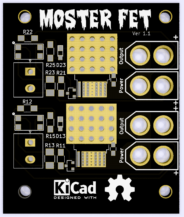 MOSTER FET - Dual 500Amp 40 Volt MOSFET 3d Printer Heated Bed Drivers ...