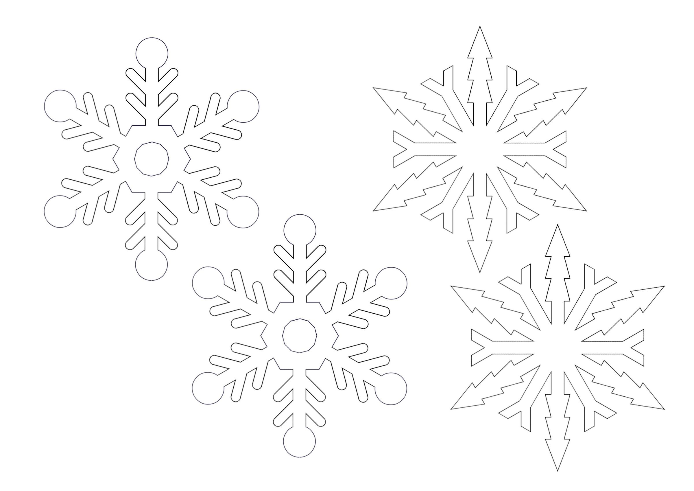 How to Make a 3D Snowflake Tree Decoration : 4 Steps (with Pictures ...