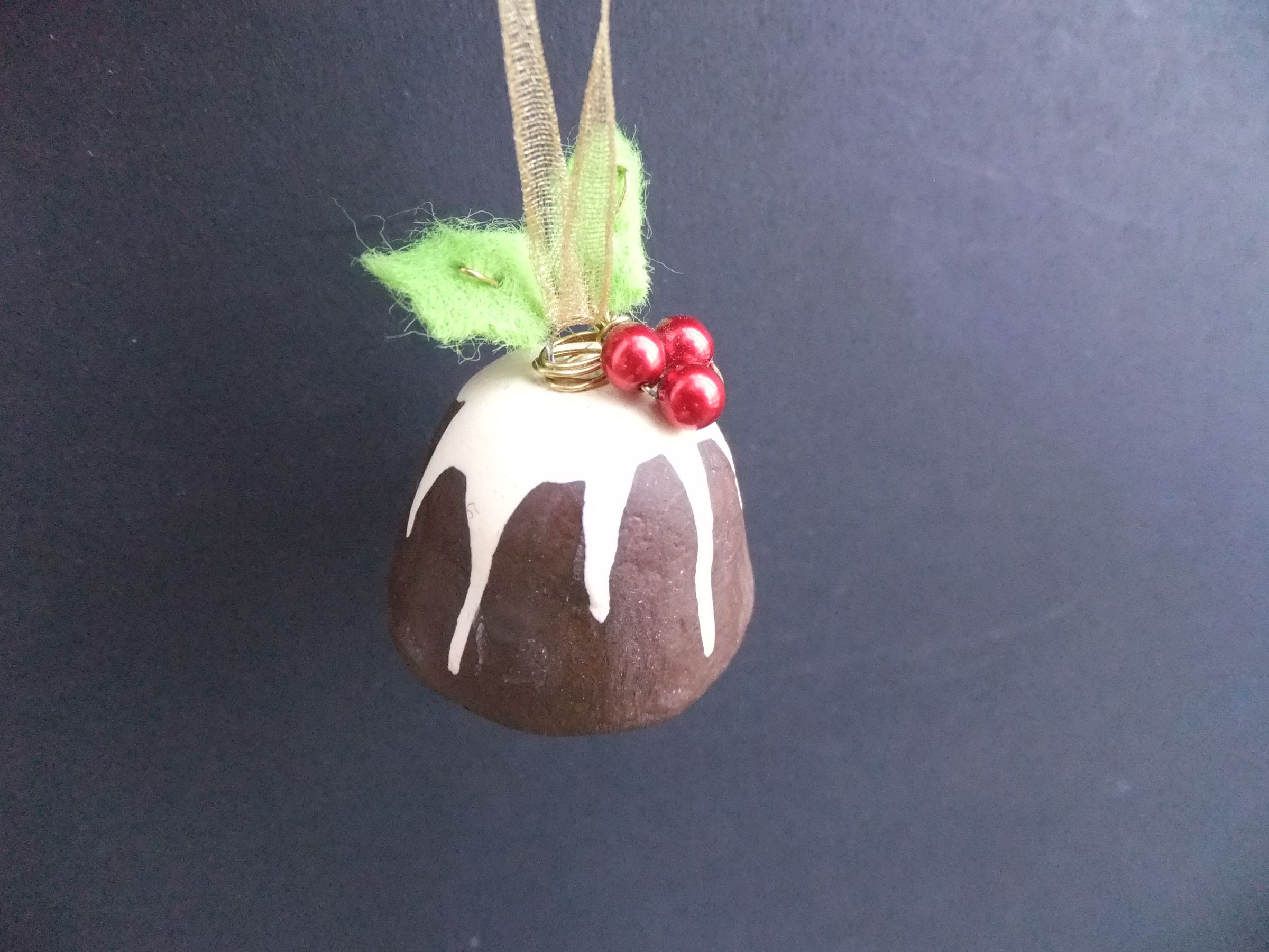Christmas Pudding Christmas Ornament : 3 Steps (with Pictures ...