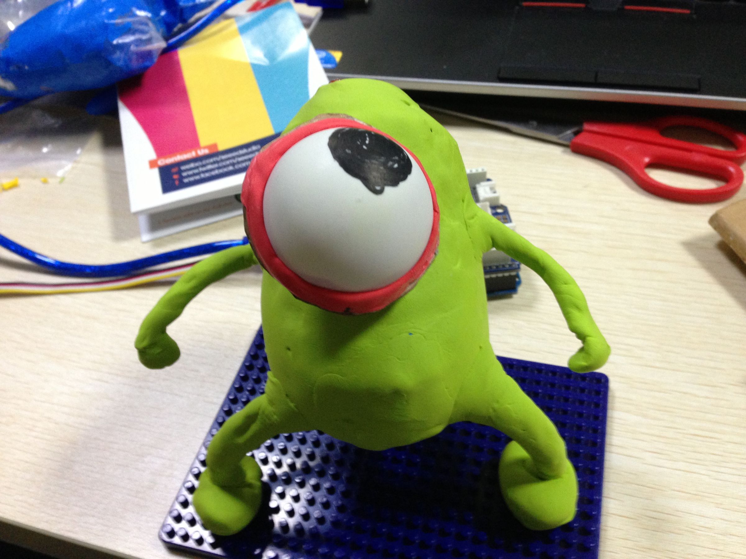 Interactive Mike Mozowski Toy : 4 Steps - Instructables