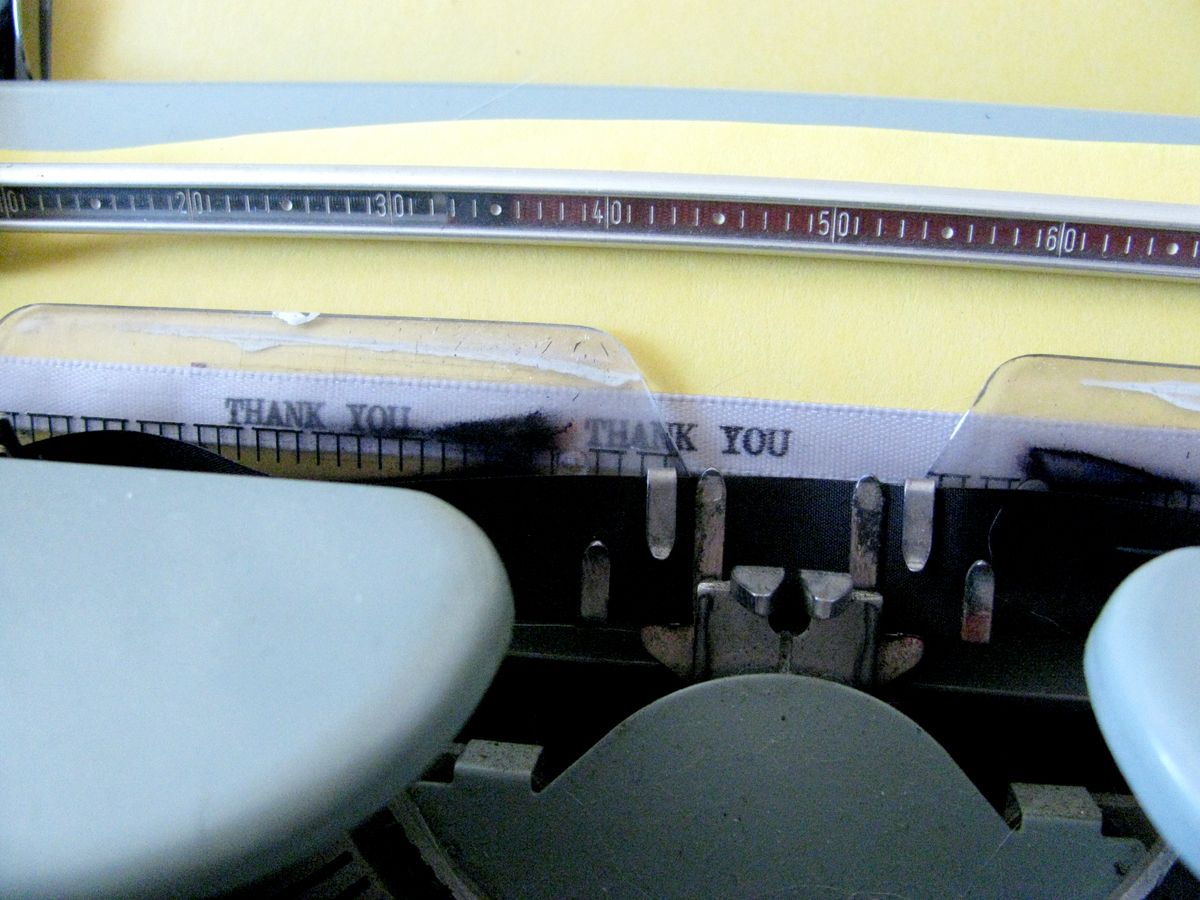 Custom Printed Ribbon Using a Typewriter : 6 Steps (with Pictures ...