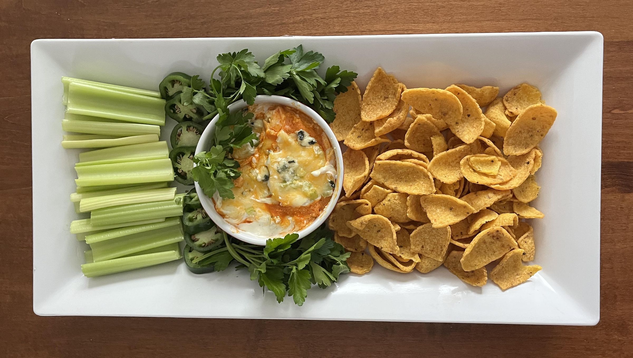 Sensational Spicy Buffalo Chicken Dip : 5 Steps (with Pictures ...