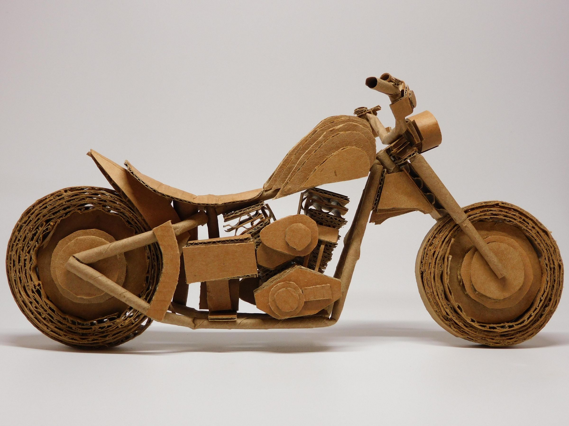 Cardboard Model Harley-Davidson Motorcycle : 12 Steps (with Pictures ...