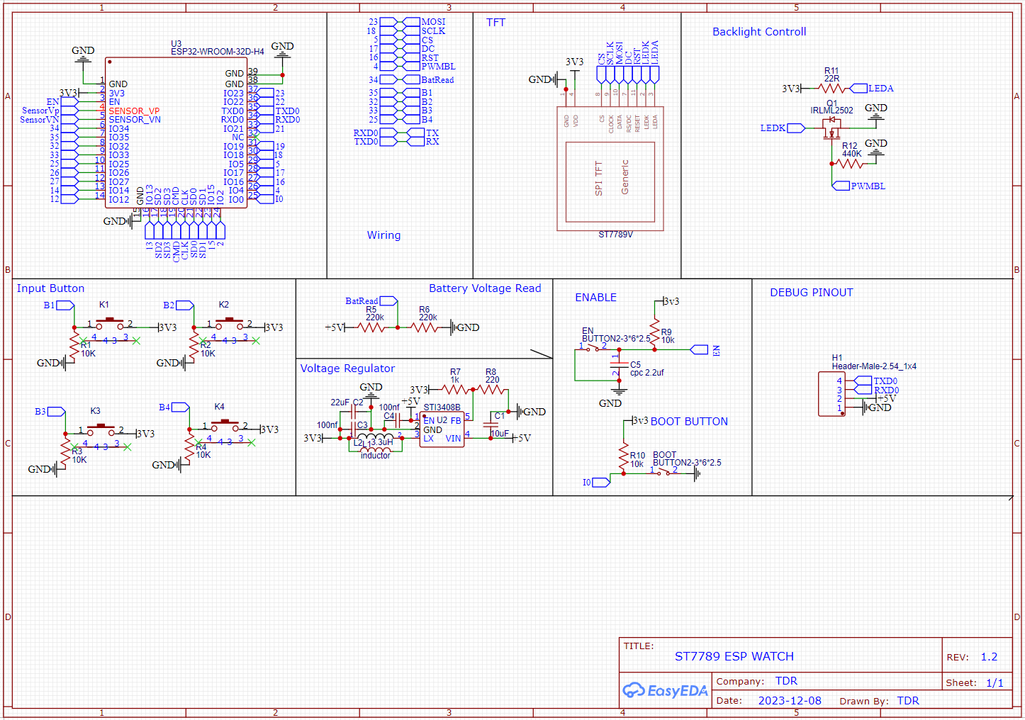ESP WATCH Using IPS Display ST7789V : 8 Steps (with Pictures ...