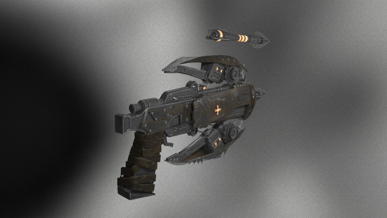 How to Make a Gears of War: "Torque Bow" Prop Gun : 15 Steps (with ...