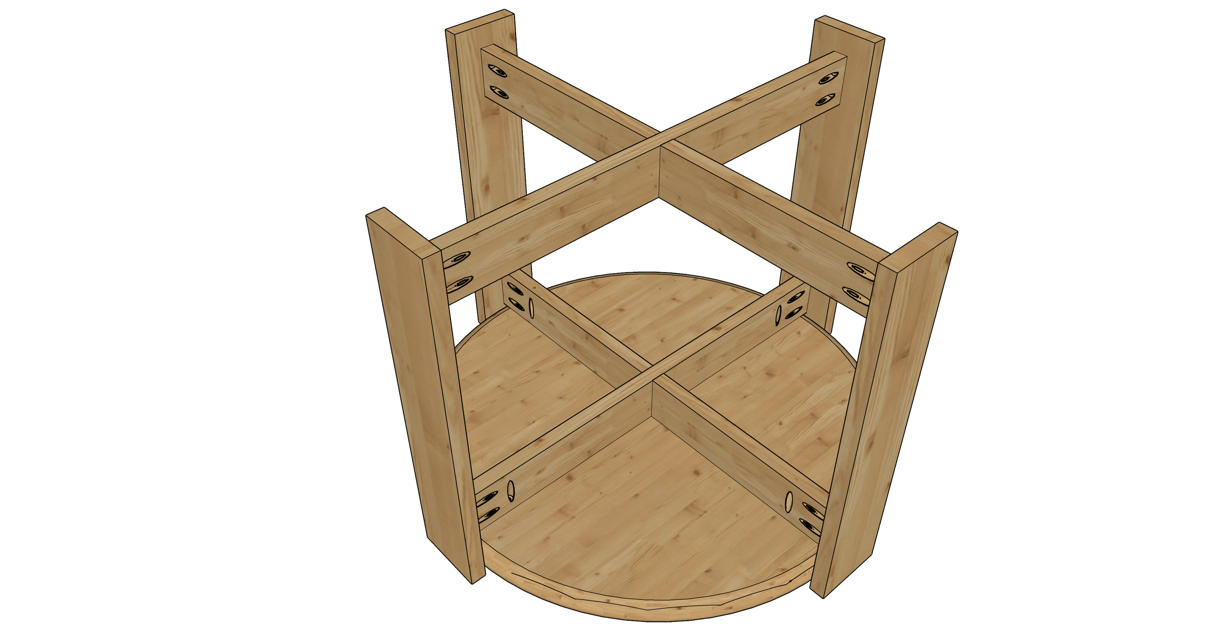 DIY Round Coffee Table : 7 Steps (with Pictures) - Instructables