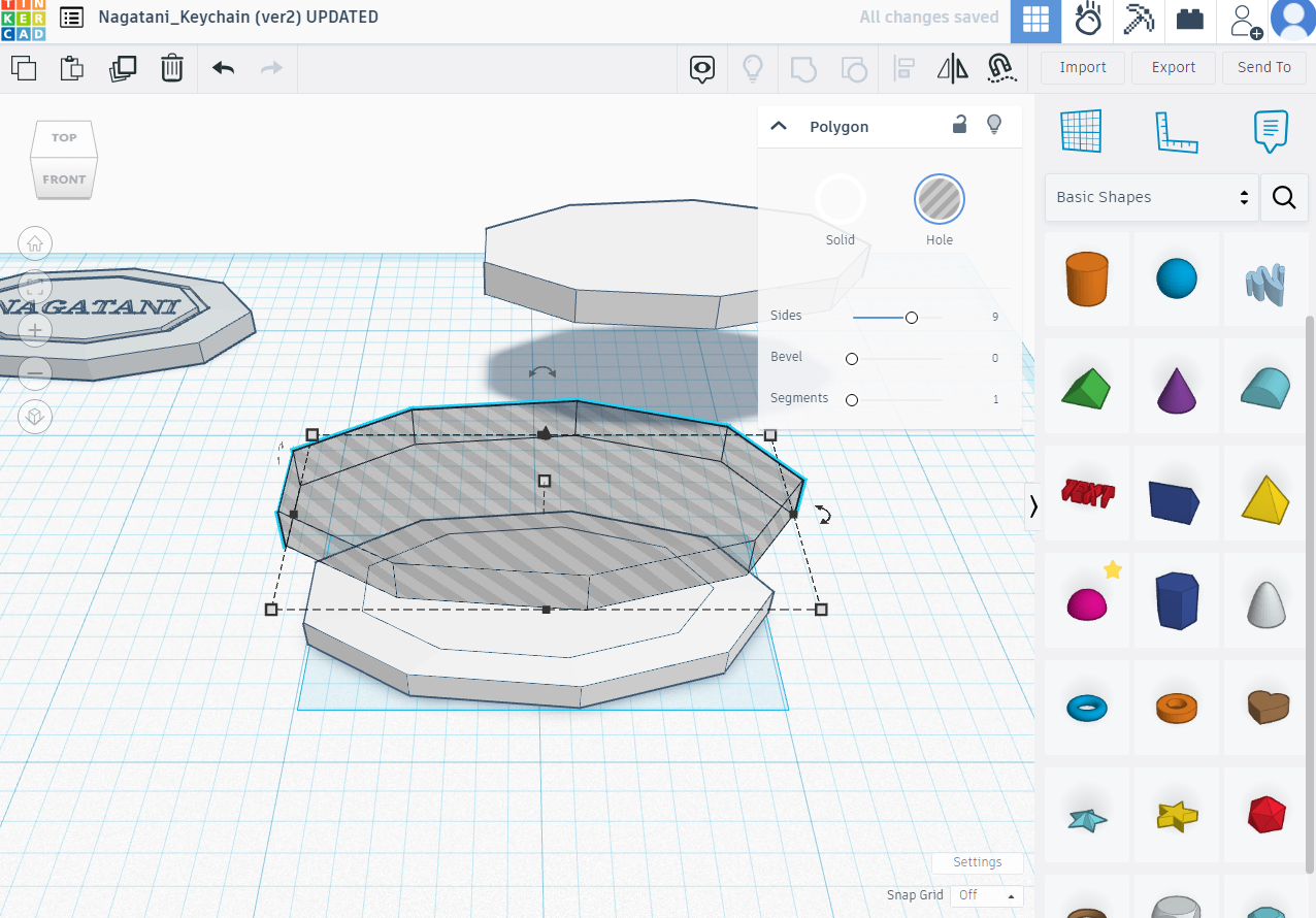 Introduction to Tinkercad: Name Keychain : 13 Steps (with Pictures) - Instructables