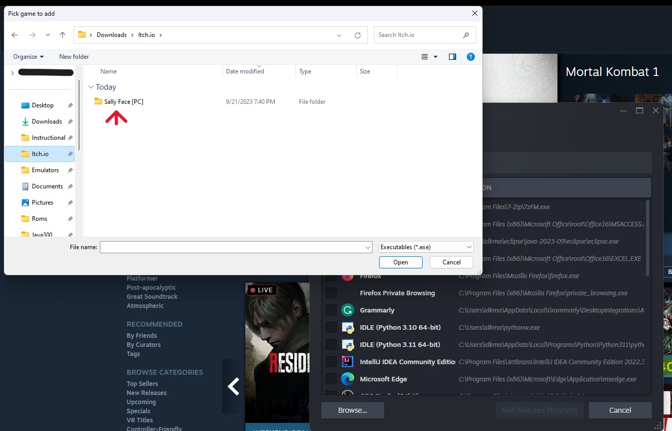 How to Add an Itch.io Game to Your Steam Library : 19 Steps - Instructables