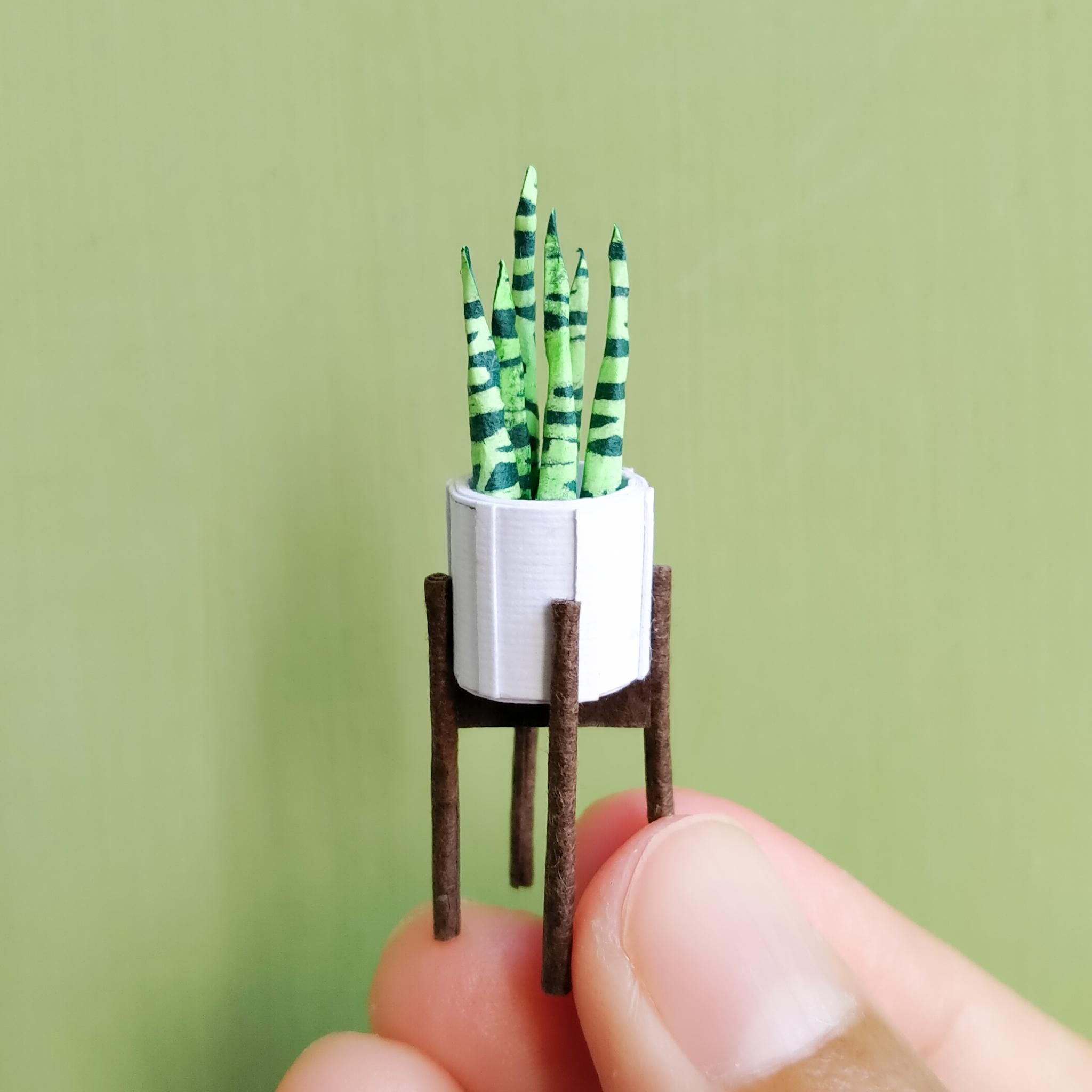 Houseplant Miniature From Paper : 4 Steps (with Pictures) - Instructables