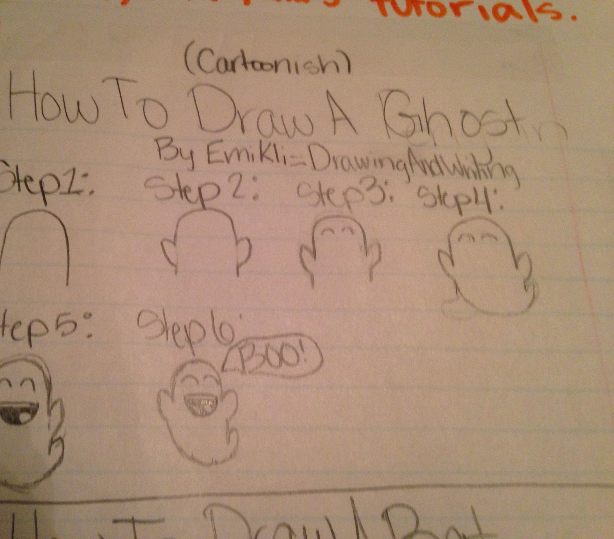 How to Draw a Ghost : 6 Steps - Instructables