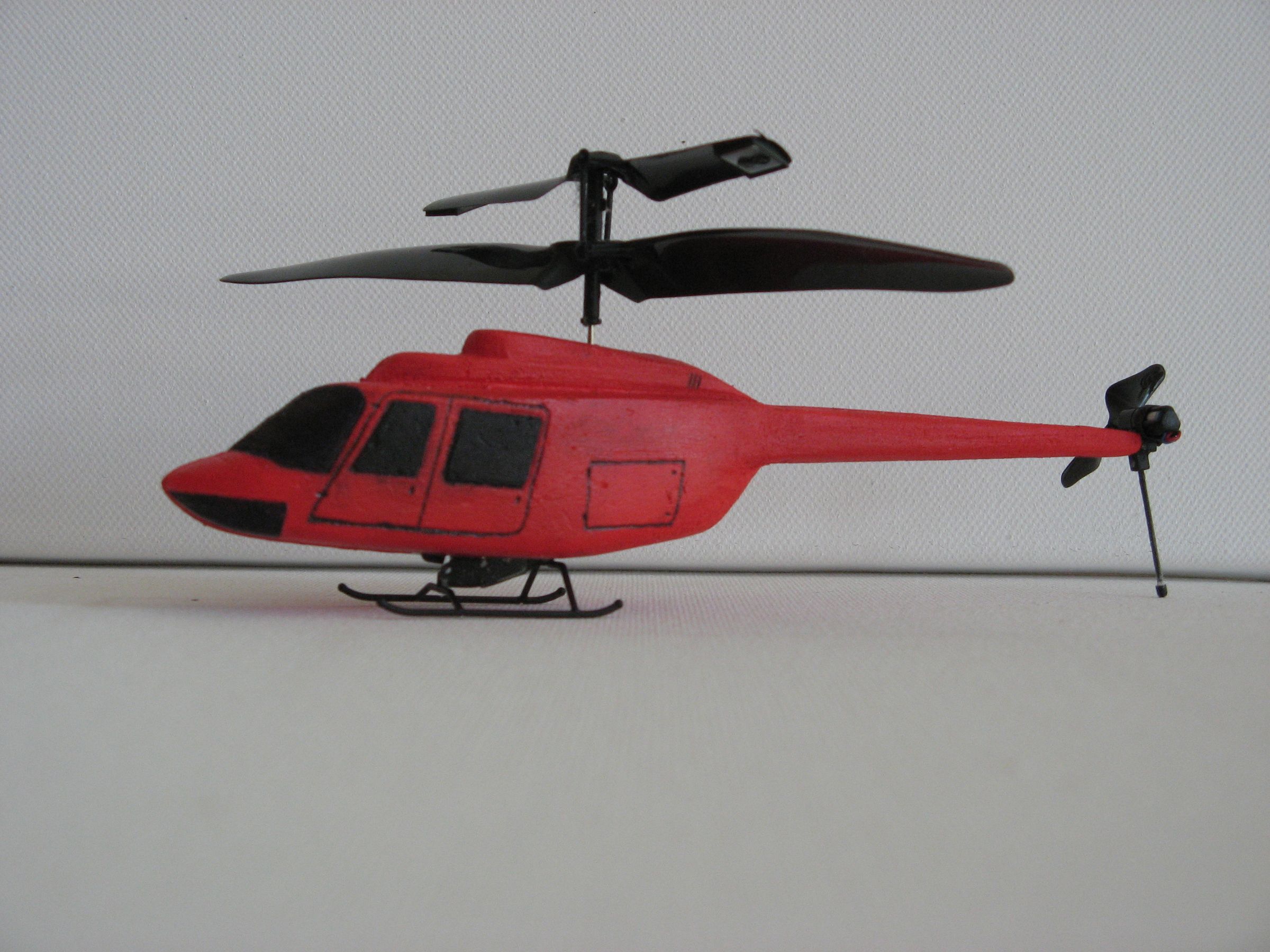 Bell Jetranger Scale Body for Silverlit PicooZ Micro-RC-Helicopter : 4 ...