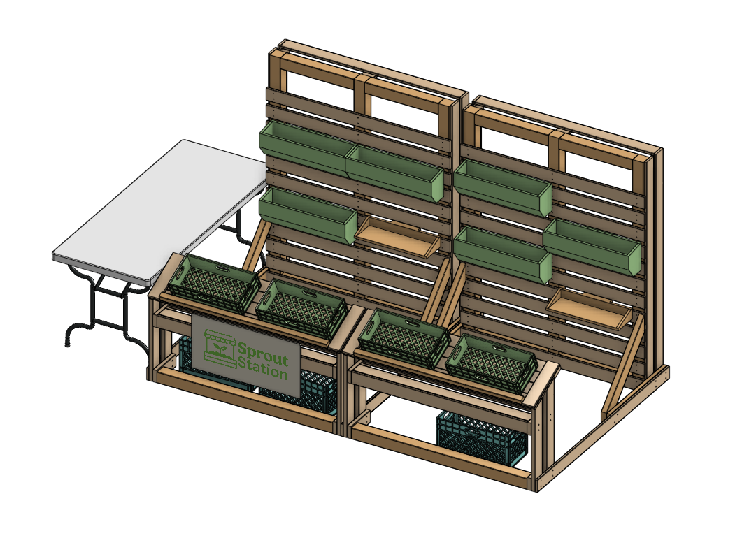 SPROUT STATION: Farmers Market Stand to Garden Bed : 11 Steps (with ...
