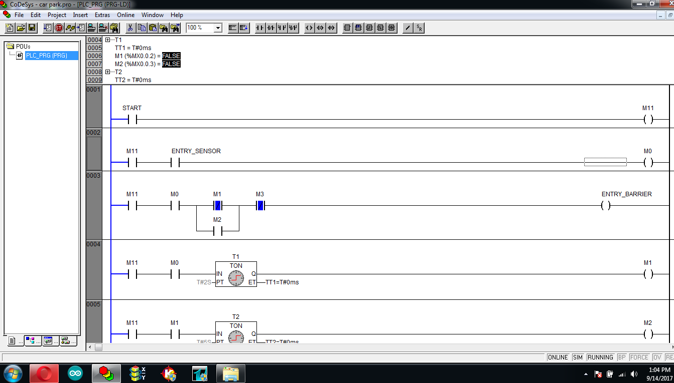 ABB PLC Programing for Car Parking Barrier System : 8 Steps (with ...