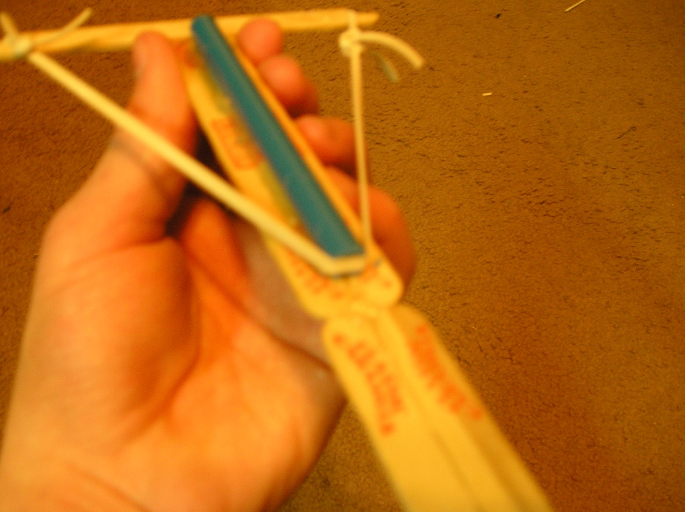 Popsicle Stick Crossbow : 4 Steps - Instructables