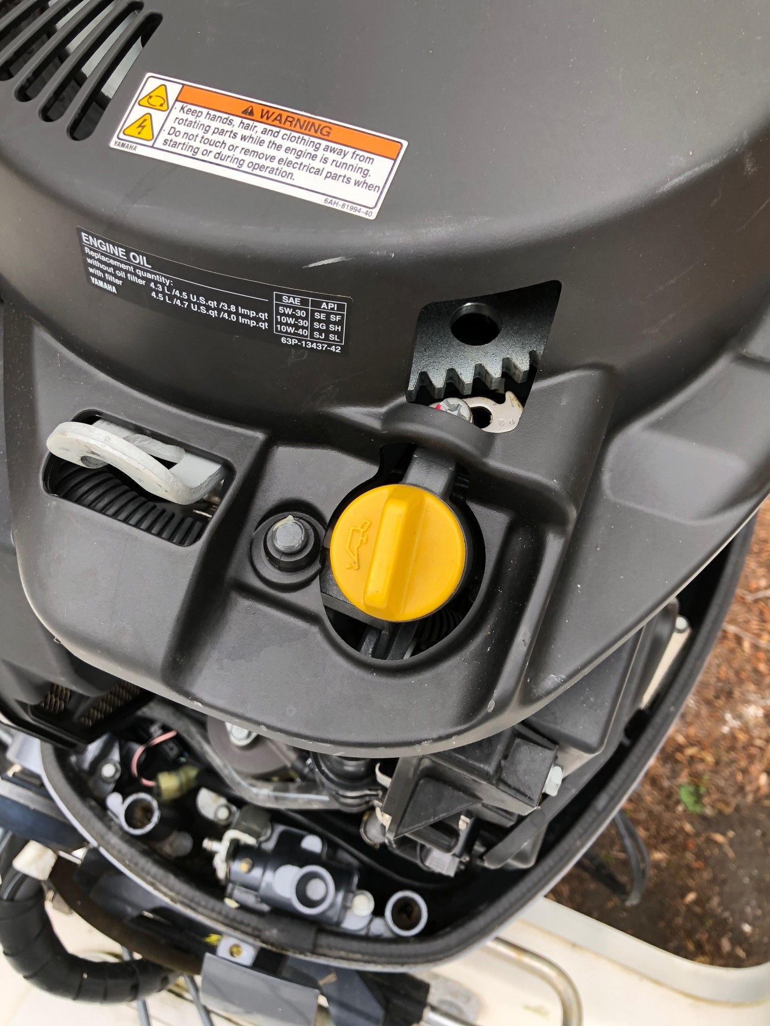 SAVE MONEY - DIY Marine Outboard Engine Oil Change : 7 Steps ...