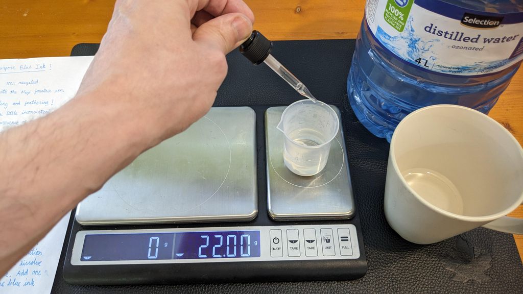 Recipe for a Multipurpose, Biodegradable and Wet-Erase Blue Ink for ...