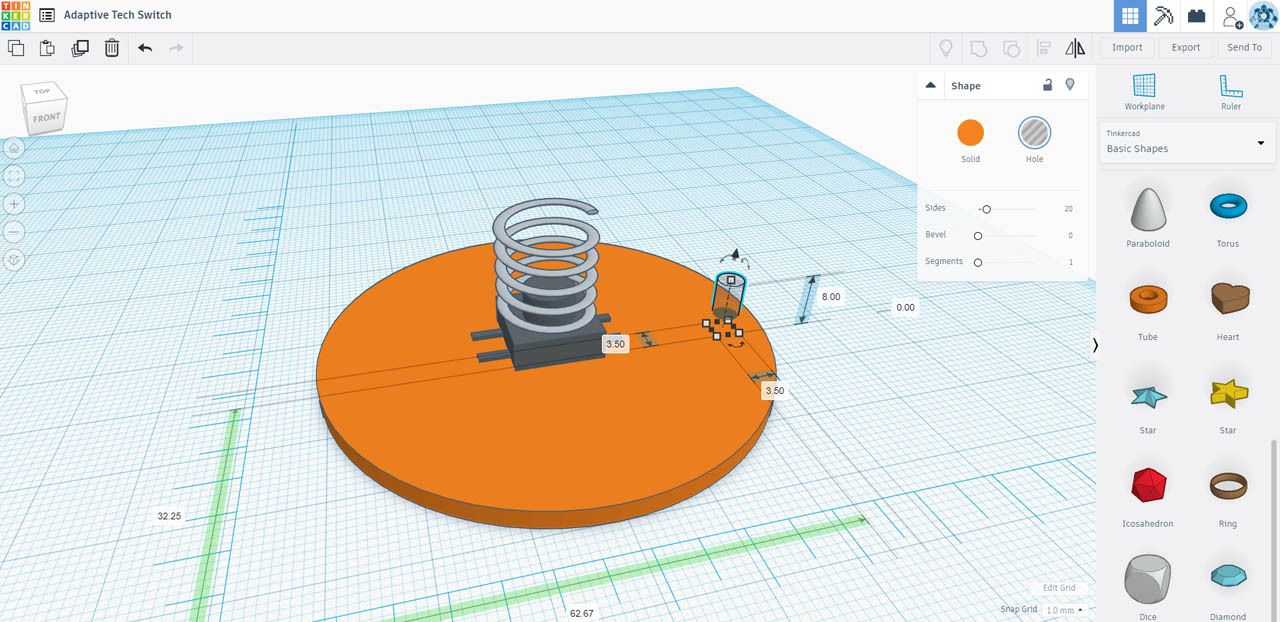 Create Adaptive Switches With TinkerCAD and 3D Printing : 8 Steps (with ...