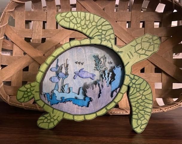 Sea Turtle-Shaped Shadow Box : 6 Steps (with Pictures) - Instructables