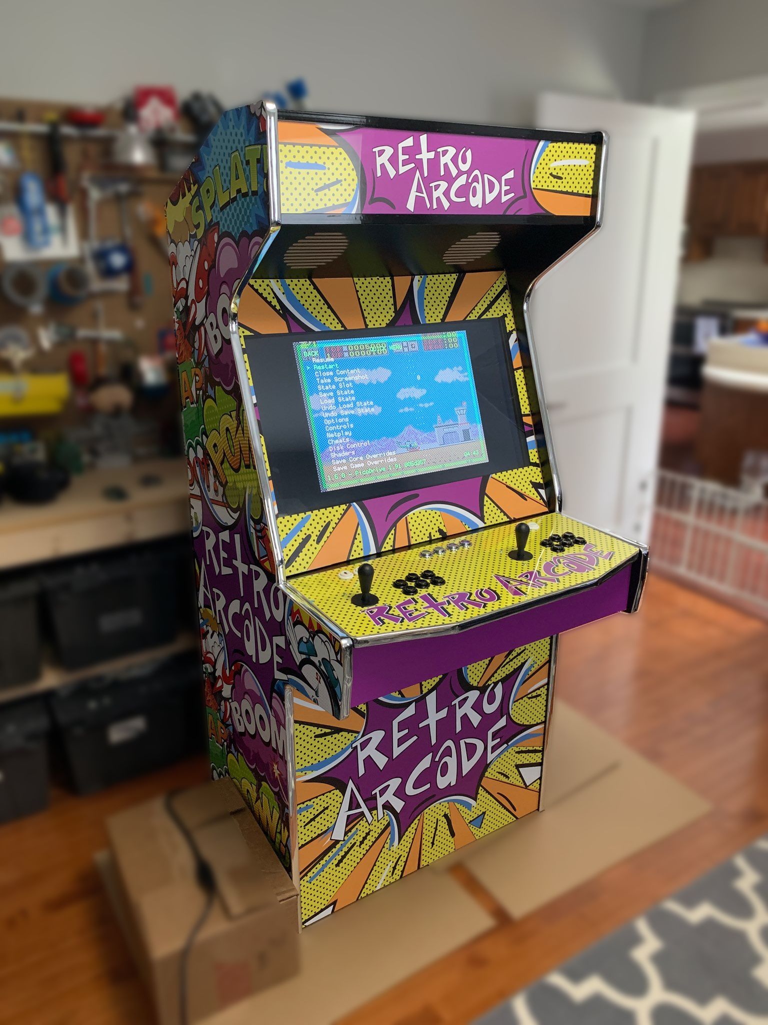 2-Player Stand-Up Retro Arcade : 20 Steps - Instructables