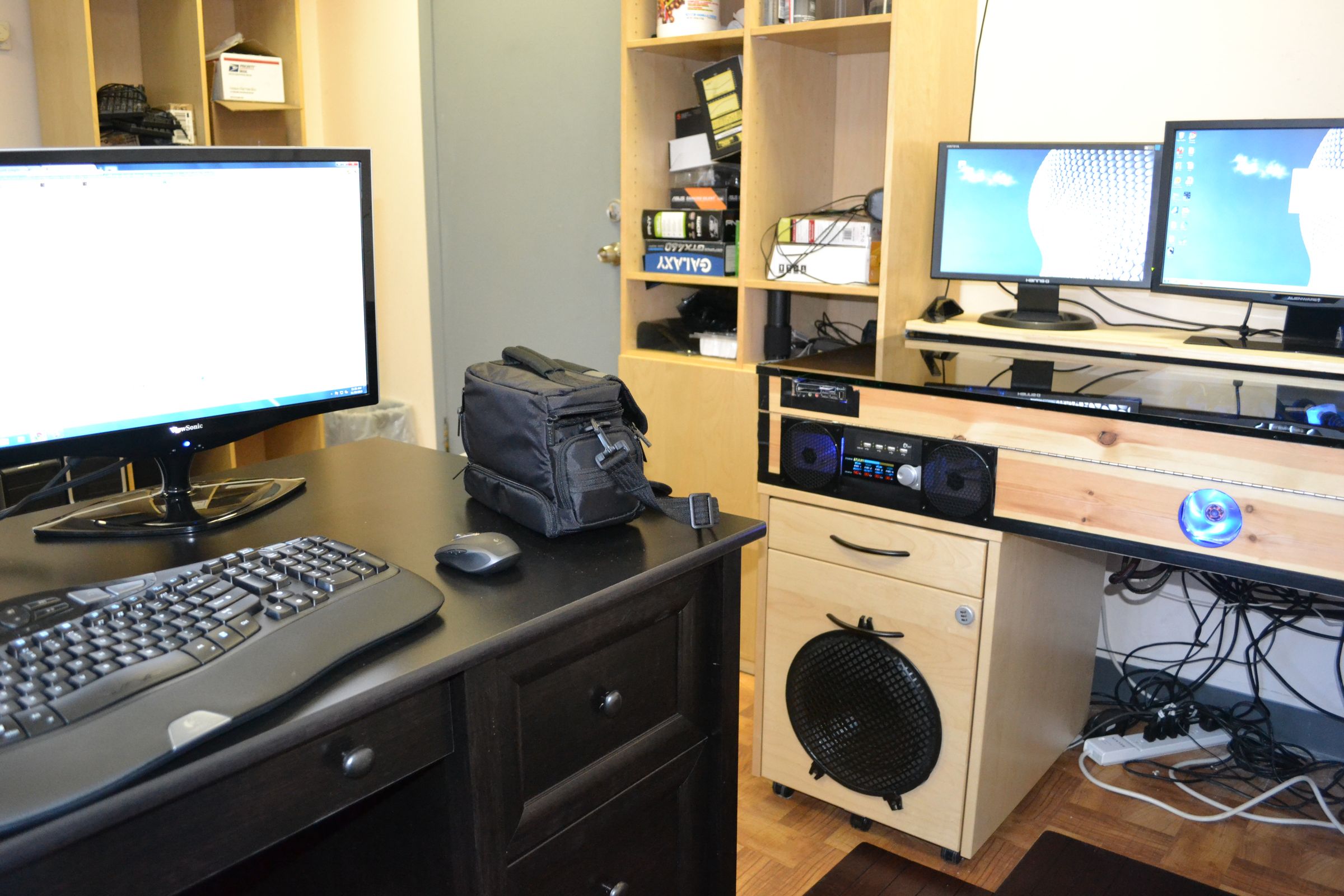 Desk With Built in PC - Instructables