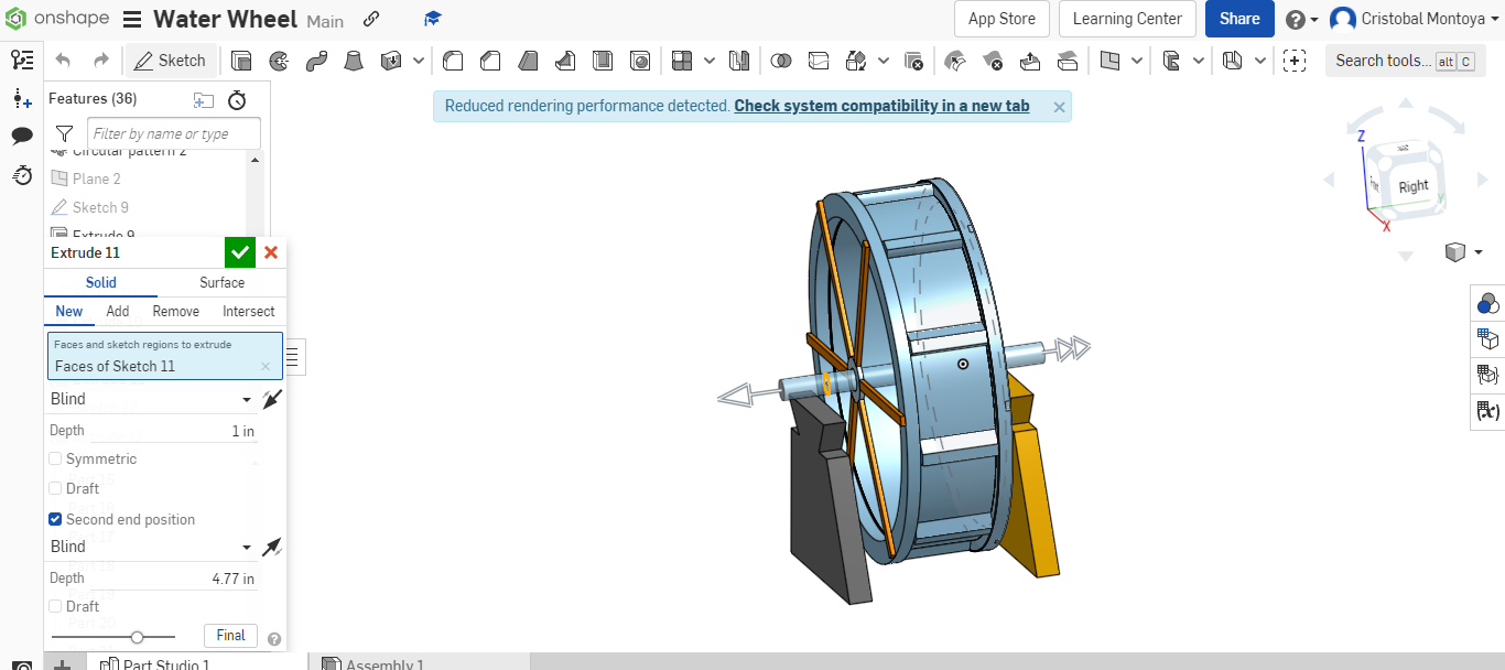 How to Make Water Wheel on Onshape : 15 Steps - Instructables