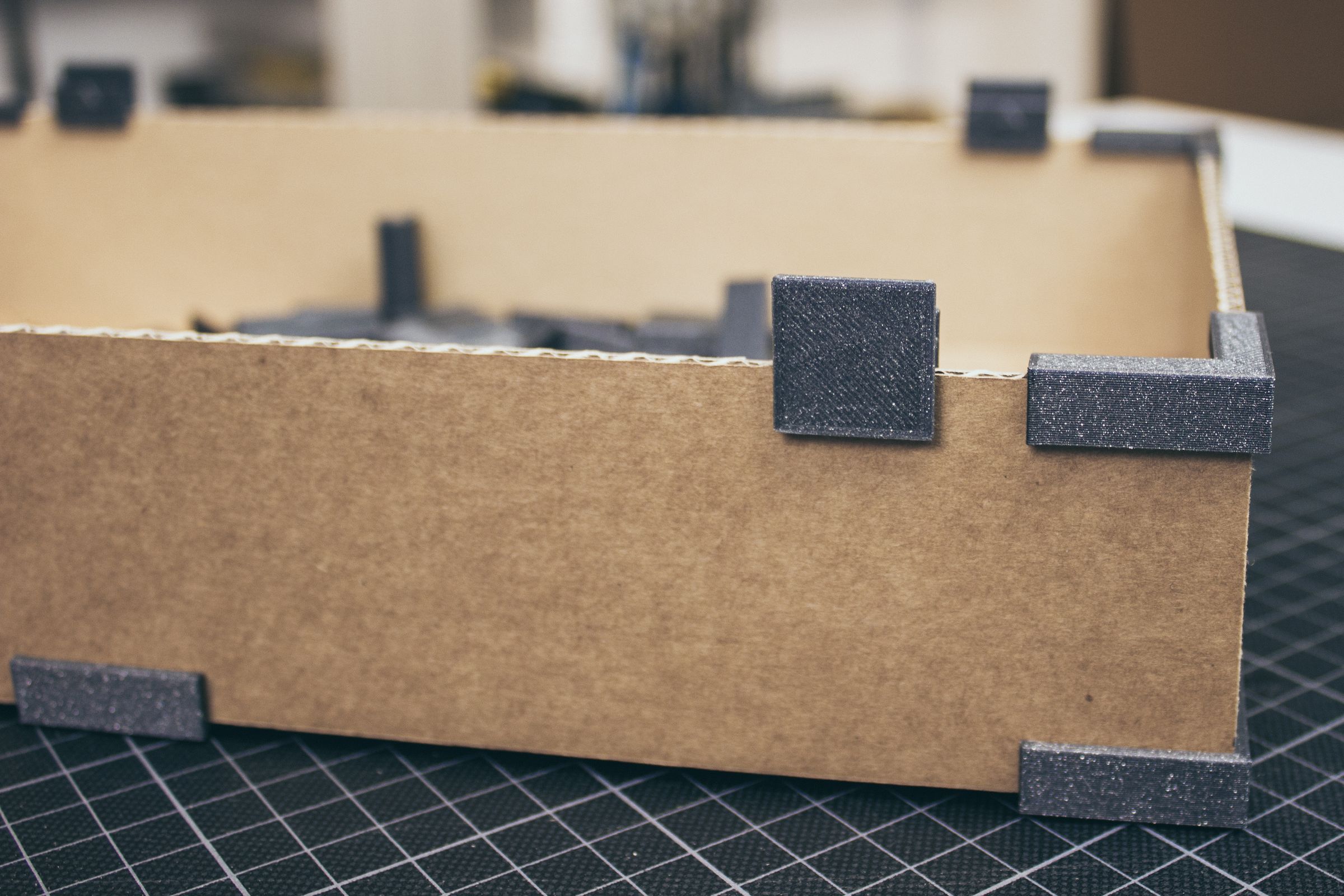 Storage Boxes Made Out of Cardboard and 3D Printed Parts (Update 2019 ...