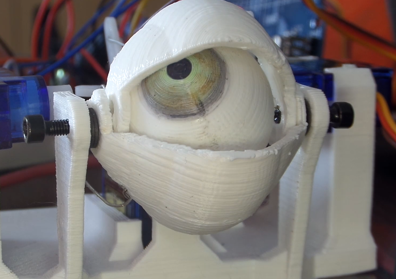 3D Printed Animatronic Eye Mechanism on the Cheap : 4 Steps (with ...