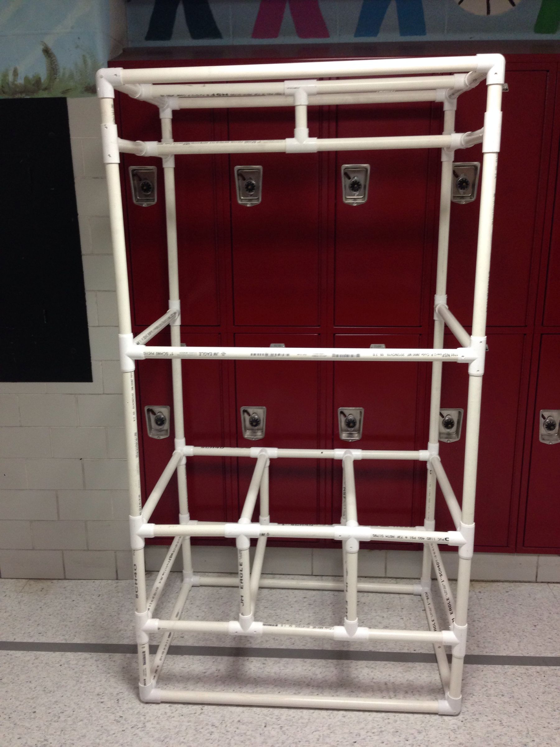 How to Make a Closet Organizer Out of PVC : 8 Steps (with Pictures ...