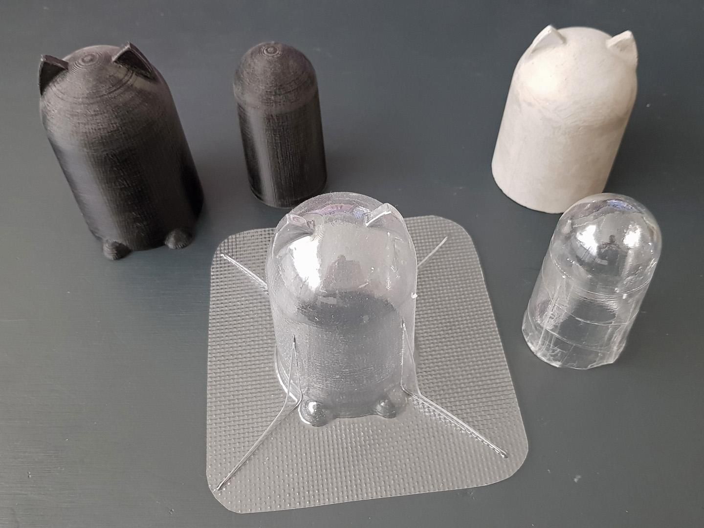Casting Molds Using 3D Printer & Vacuum Forming : 7 Steps (with ...