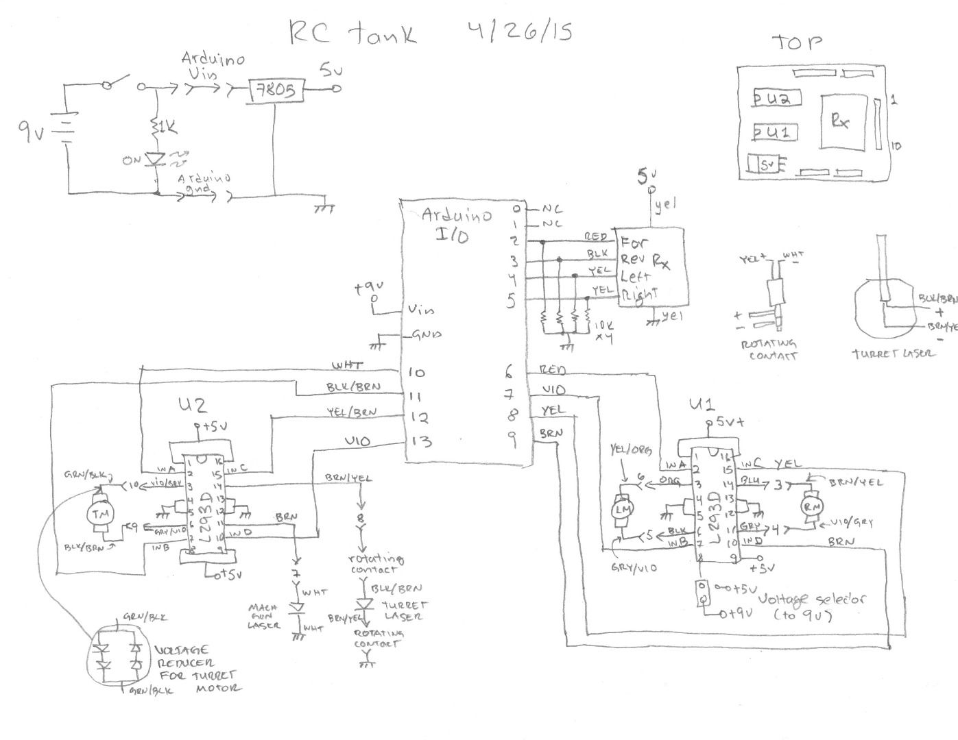 RC Car to RC Tank Conversion With Arduino : 10 Steps (with Pictures ...