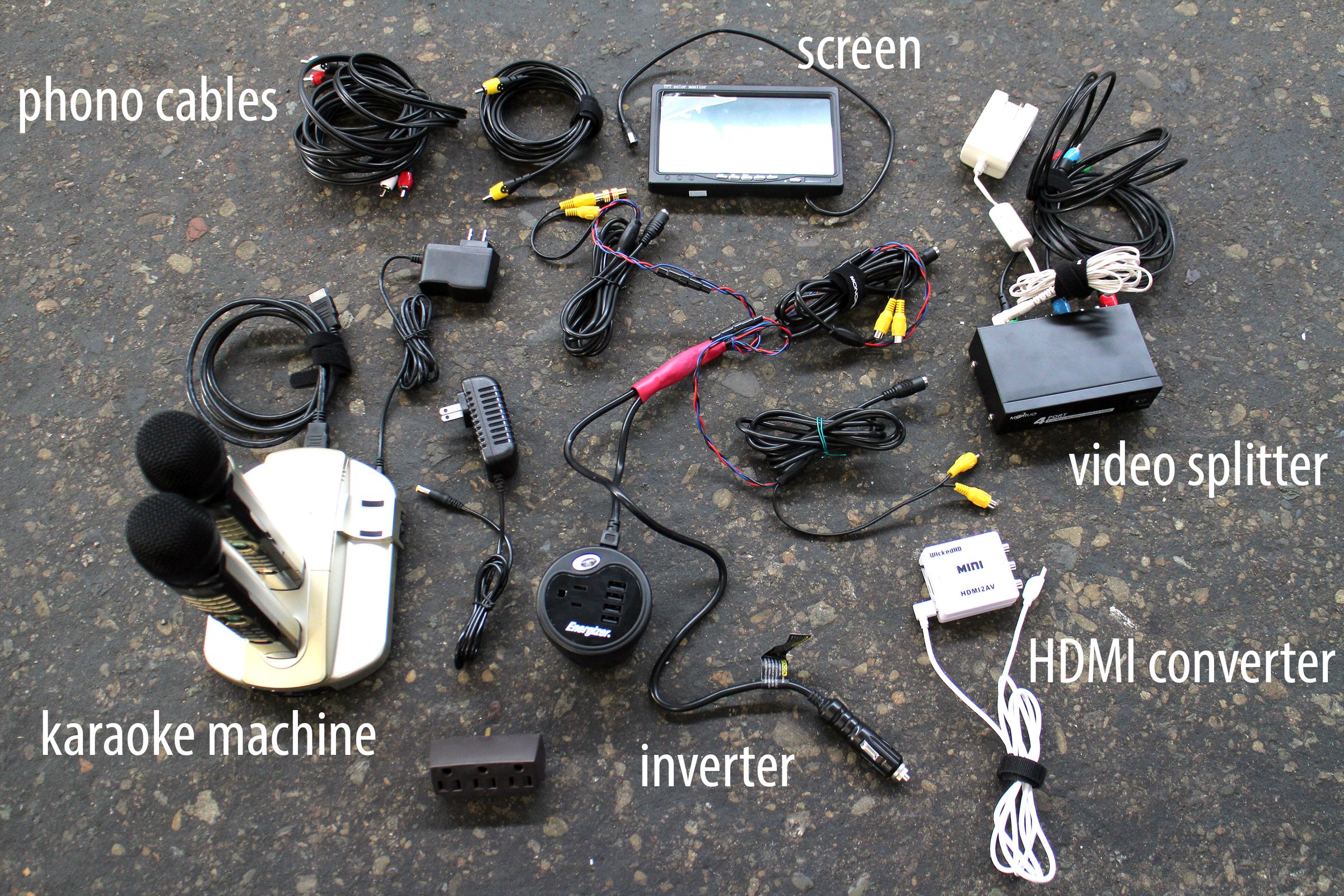 Karaoke Machine With Screen And Camera