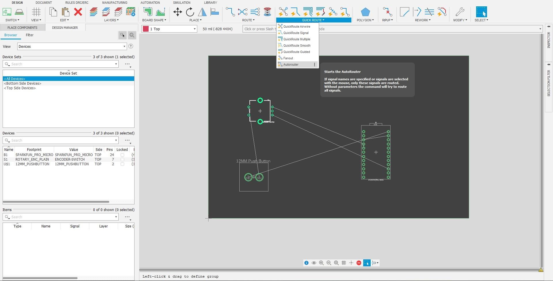 How to Design a Button Box Housing With Schematic and PCB : 7 Steps ...