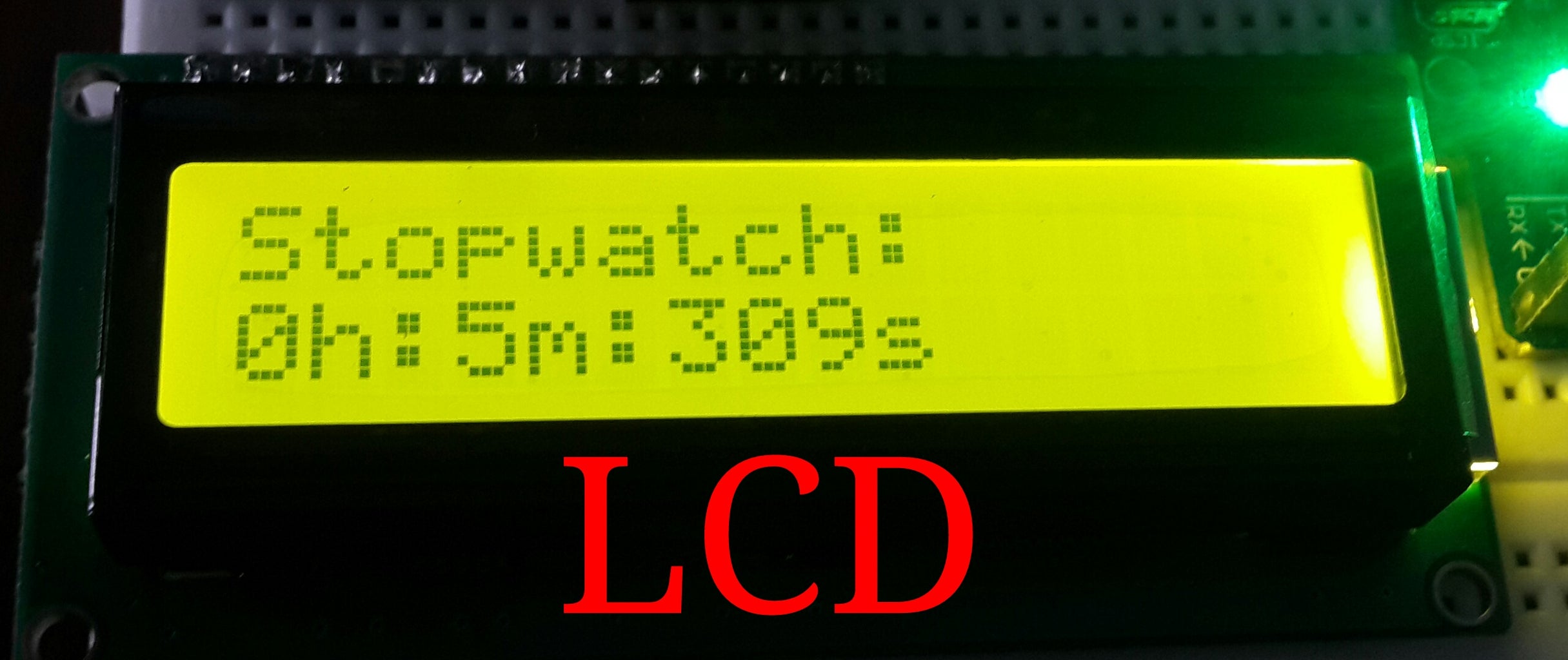 Simple Arduino Stopwatch 3 Steps Instructables