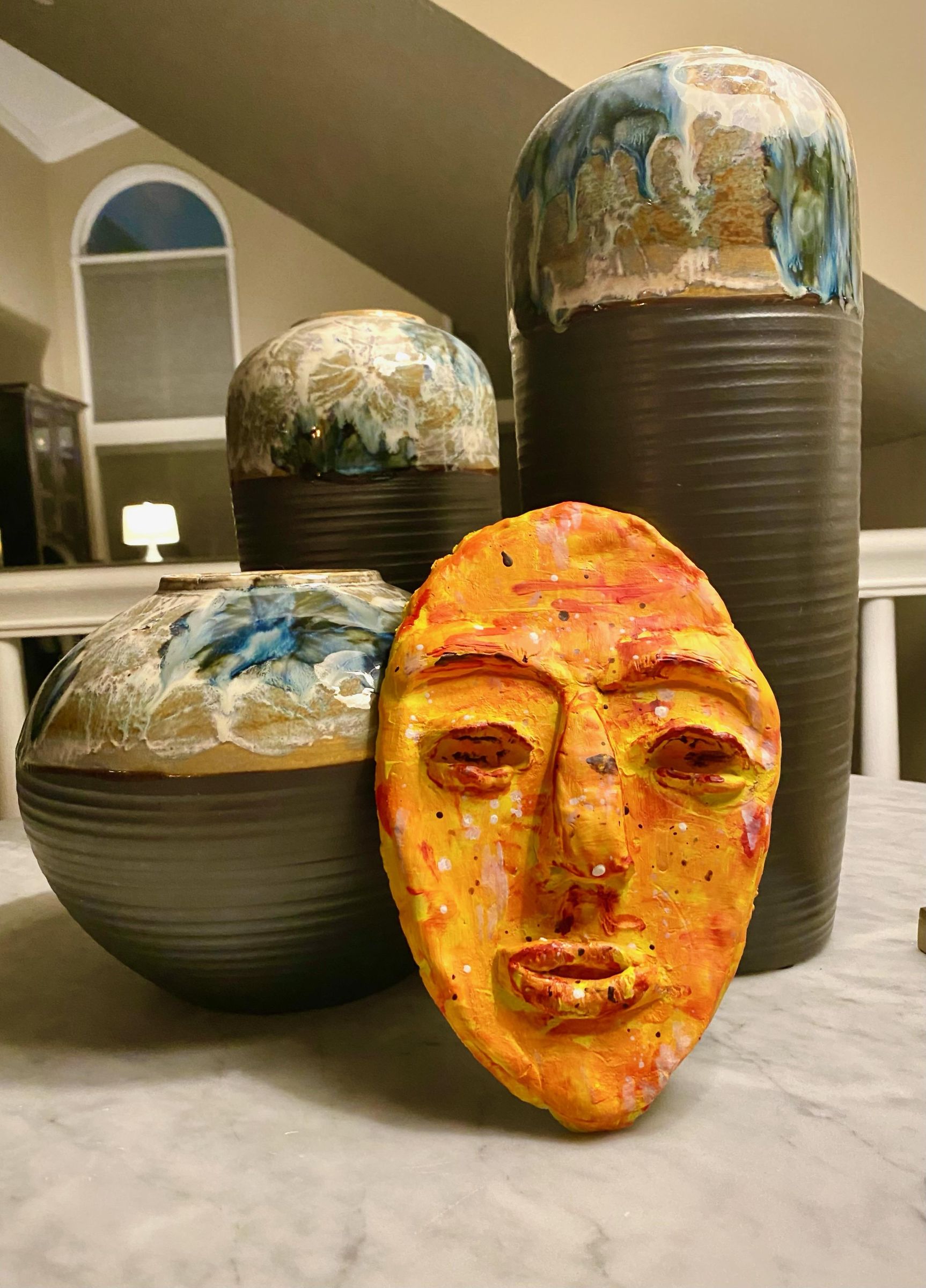 Smiling Clay Face, Warm Color Palette : 10 Steps (with Pictures ...