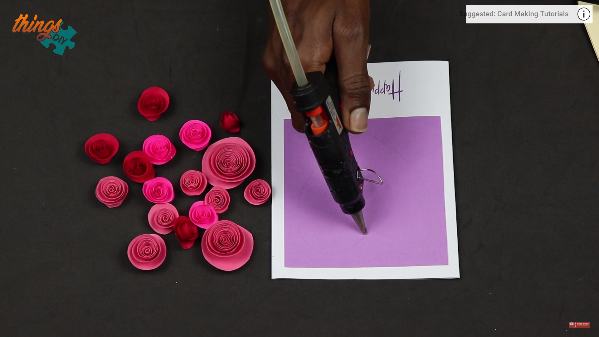 Beautiful Birthday Greeting Card Idea | Pop Up Rose Heart | DIY ...