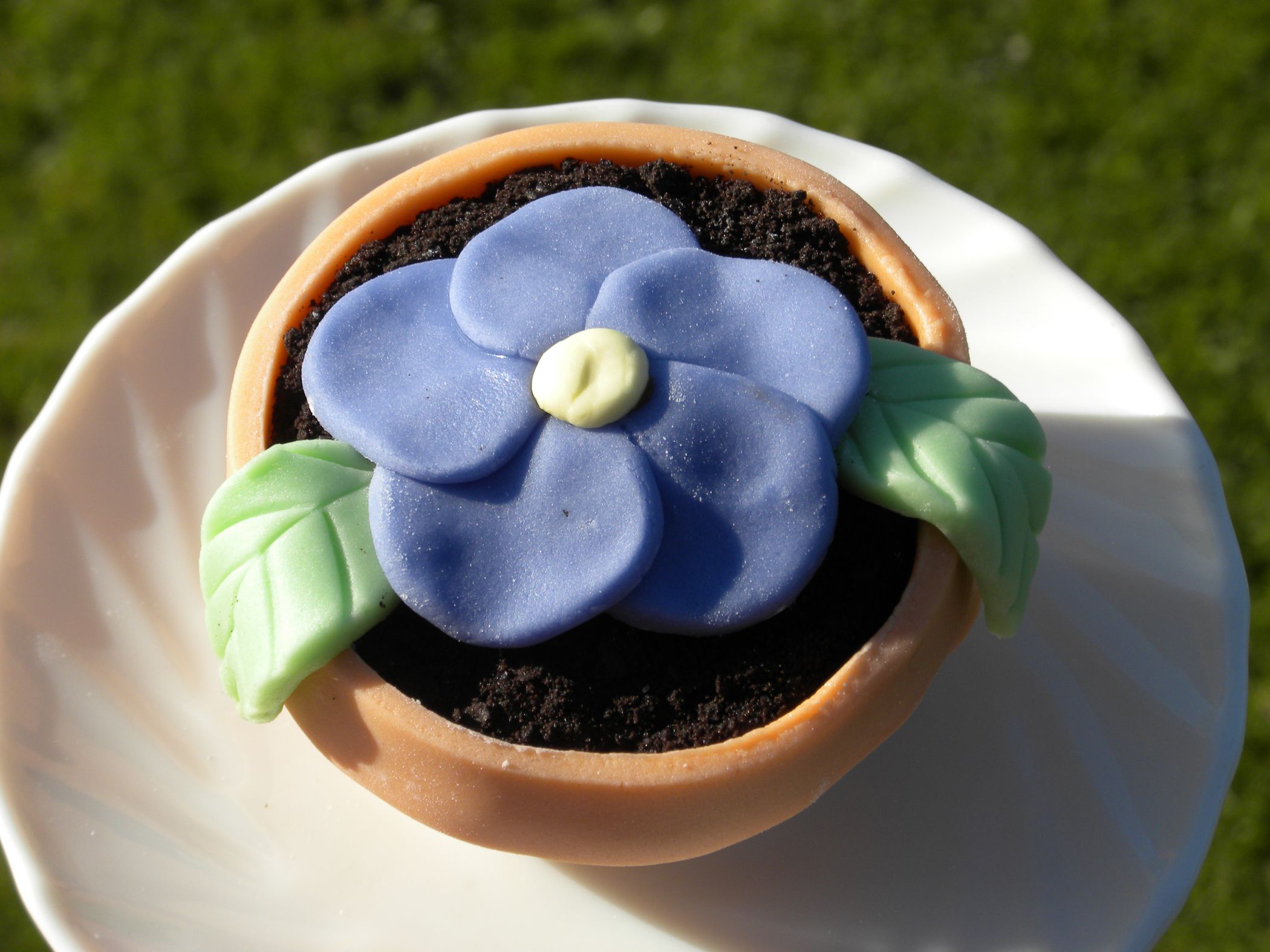 Flower Pot Cupcakes 5 Steps With Pictures Instructables