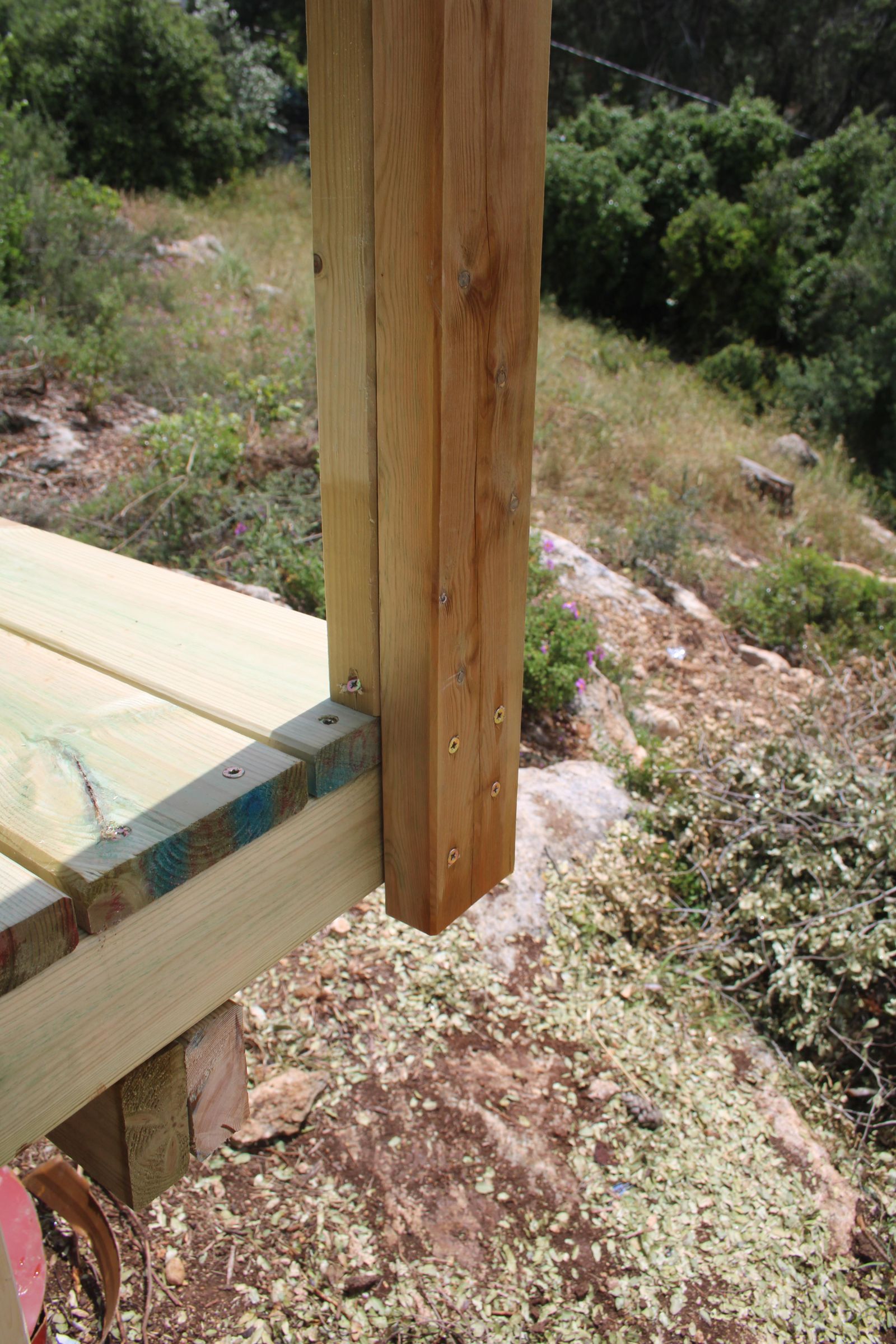 Elevated Wooden Deck (With Stairs) : 11 Steps (with Pictures ...