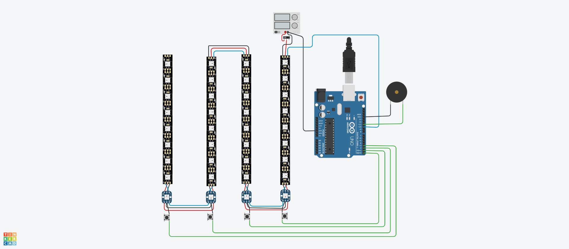 PAD HERO (Guitar Hero Using Arduino) : 6 Steps (with Pictures ...