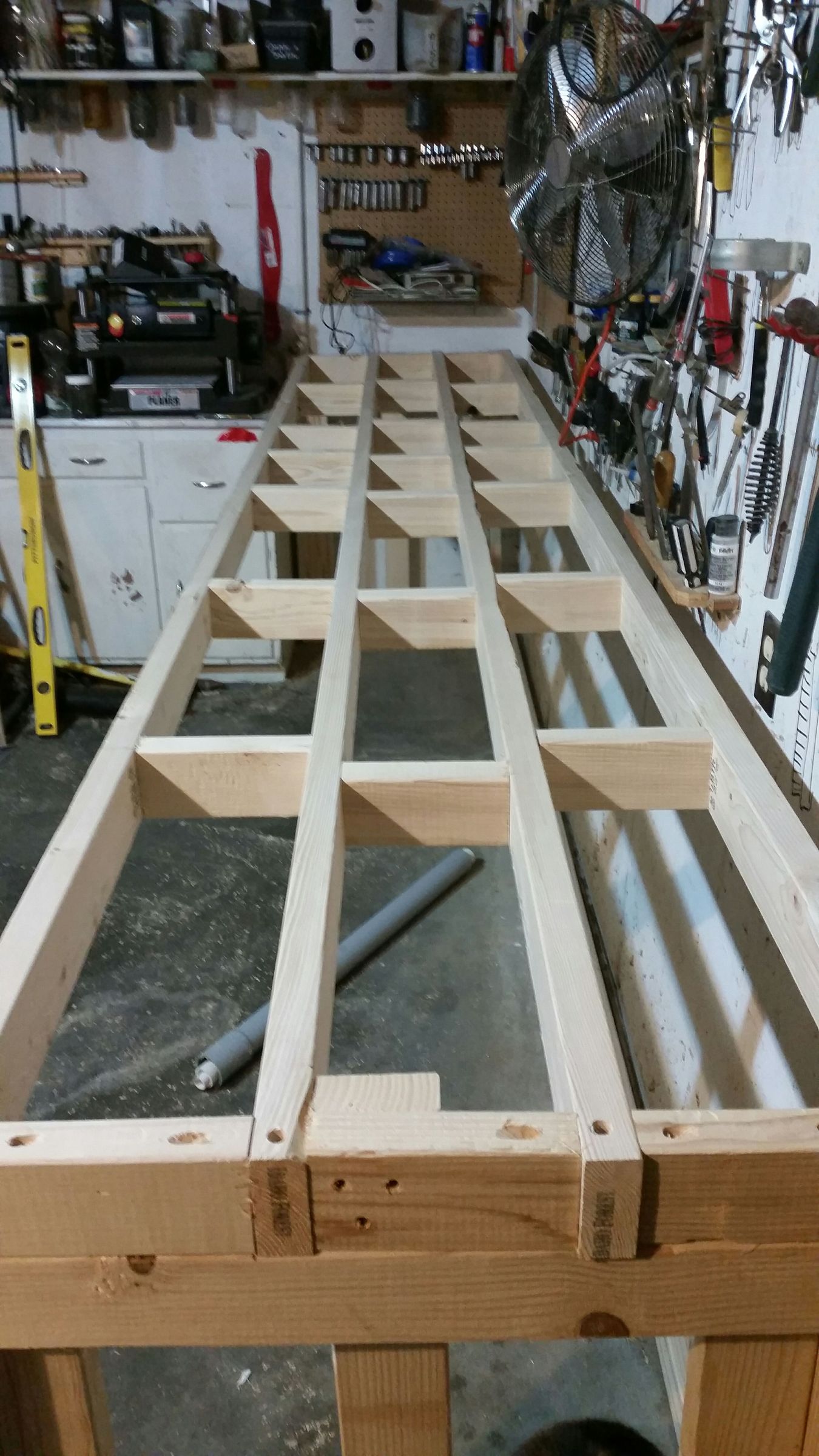 2x4 Work Bench With Nested Rolling Assembly Table : 10 Steps (with ...