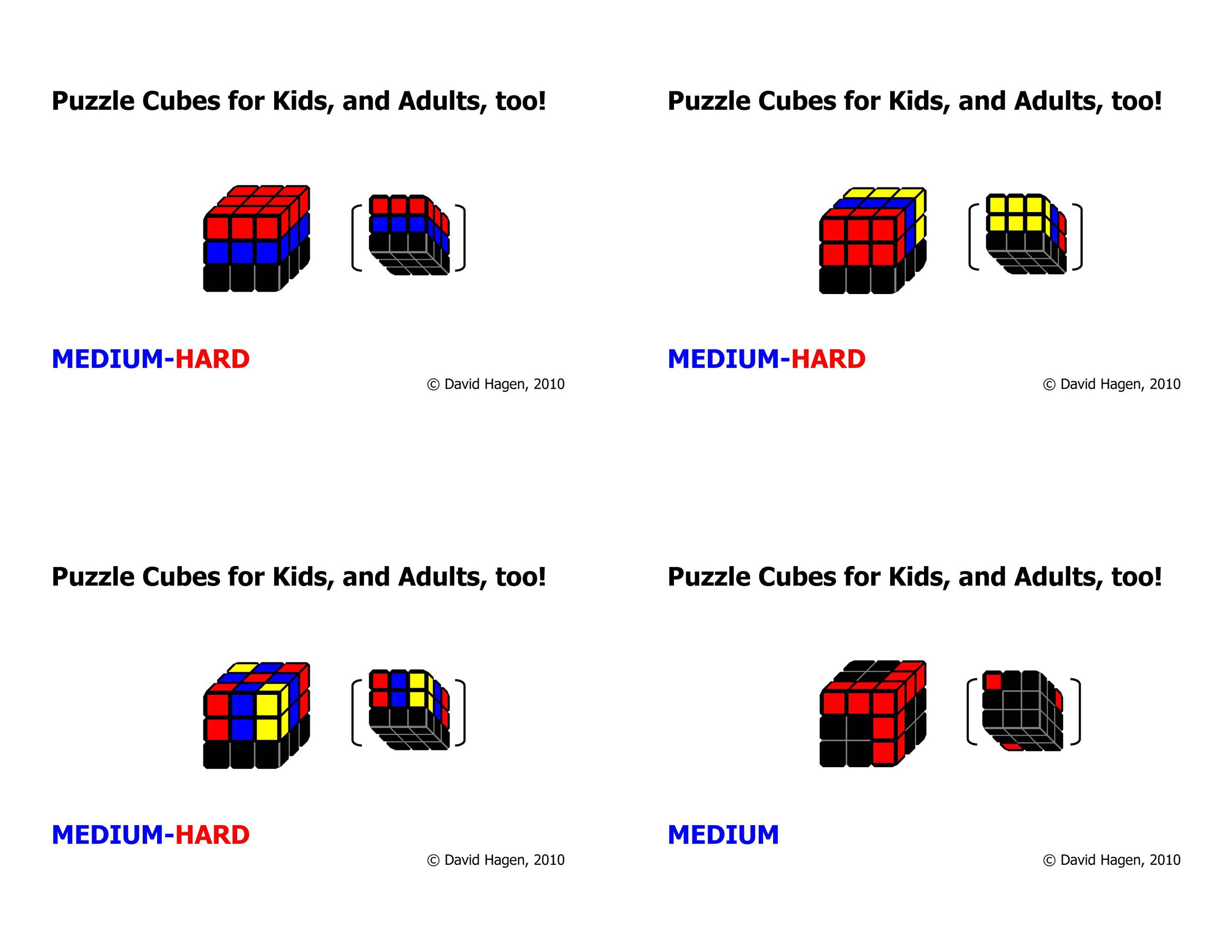 Cube Puzzles for Kids (and Adults, Too) : 11 Steps - Instructables