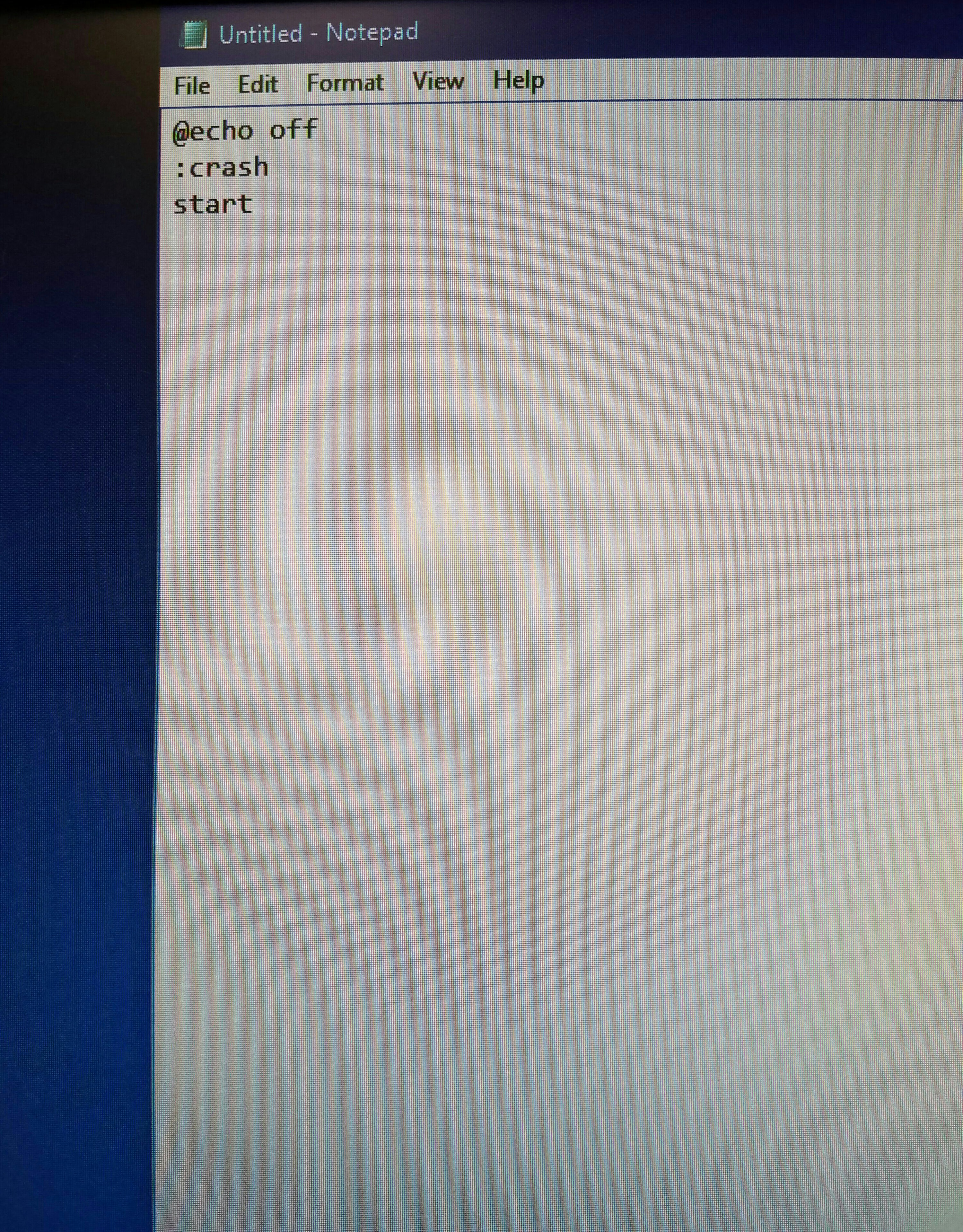 How to Crash Any Computer With a Batch File! : 10 Steps - Instructables